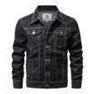 LZLER Casual Jean Jacket for Men Ripped Classic Denim Jacket - Walmart.com