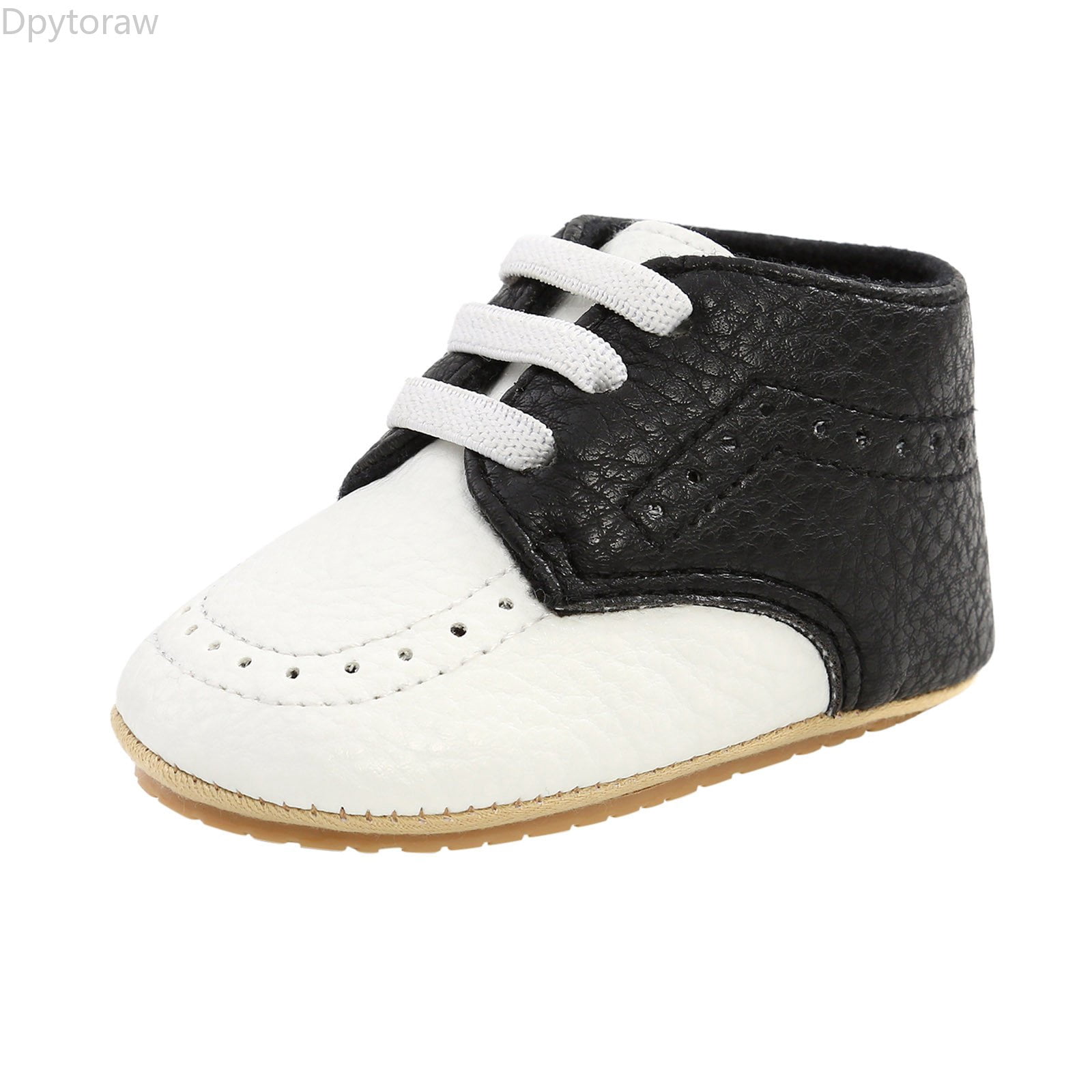 Dpytoraw Outdoor Anti-Slip Infant Crib Boys Sole Soft Shoes Soft Baby ...