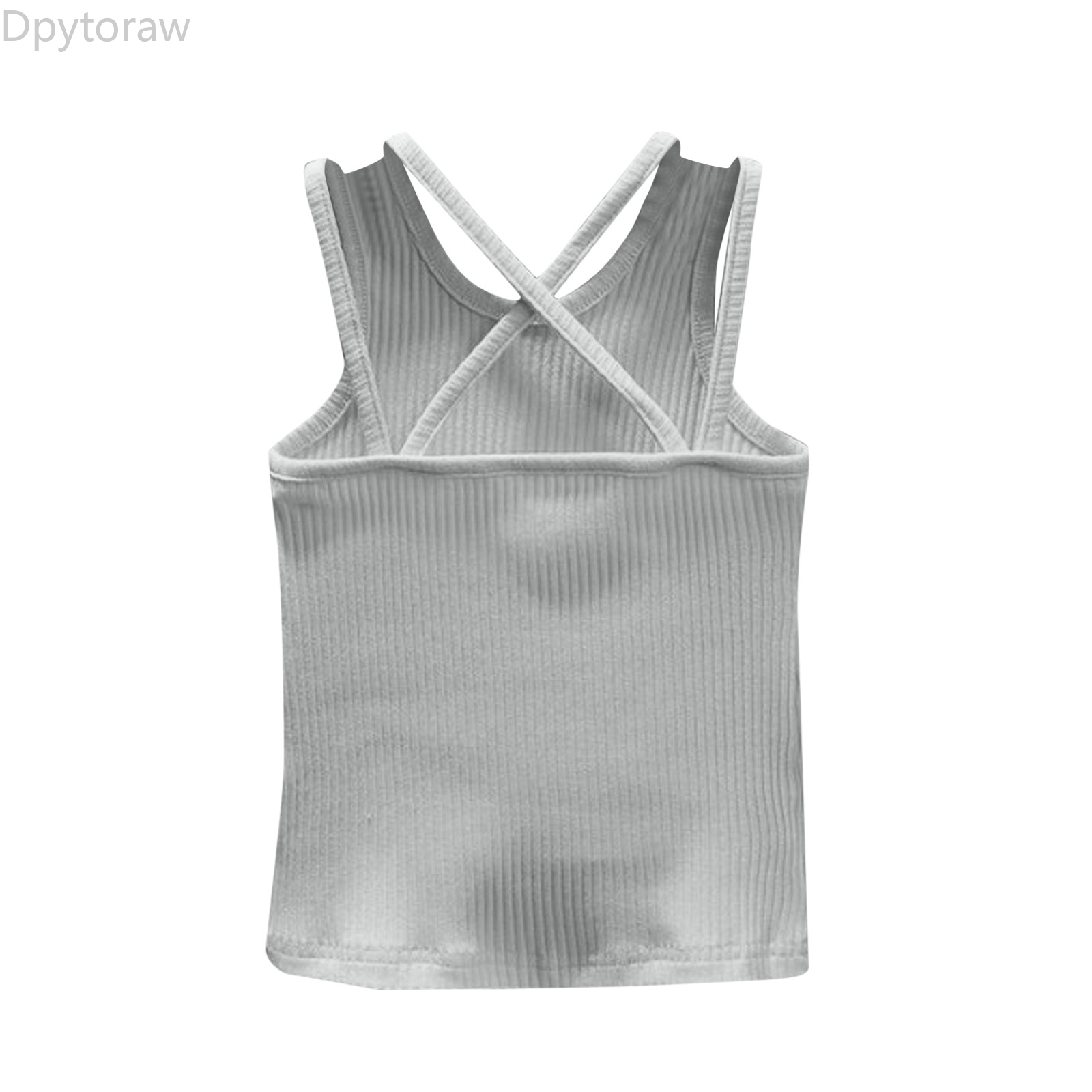 Dpytoraw Toddler Kids Girls Dance Tank Top Racerback Crop Tank Top ...