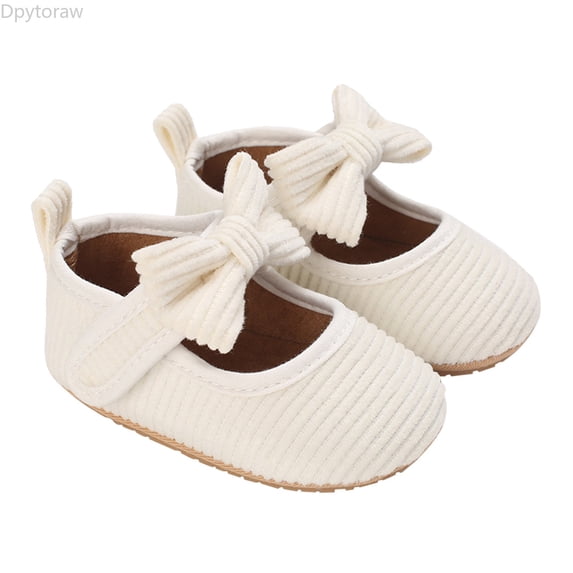 Dpytoraw Toddler Kids Infant Girls Soild Colour Bowknot Princress Shoes ...