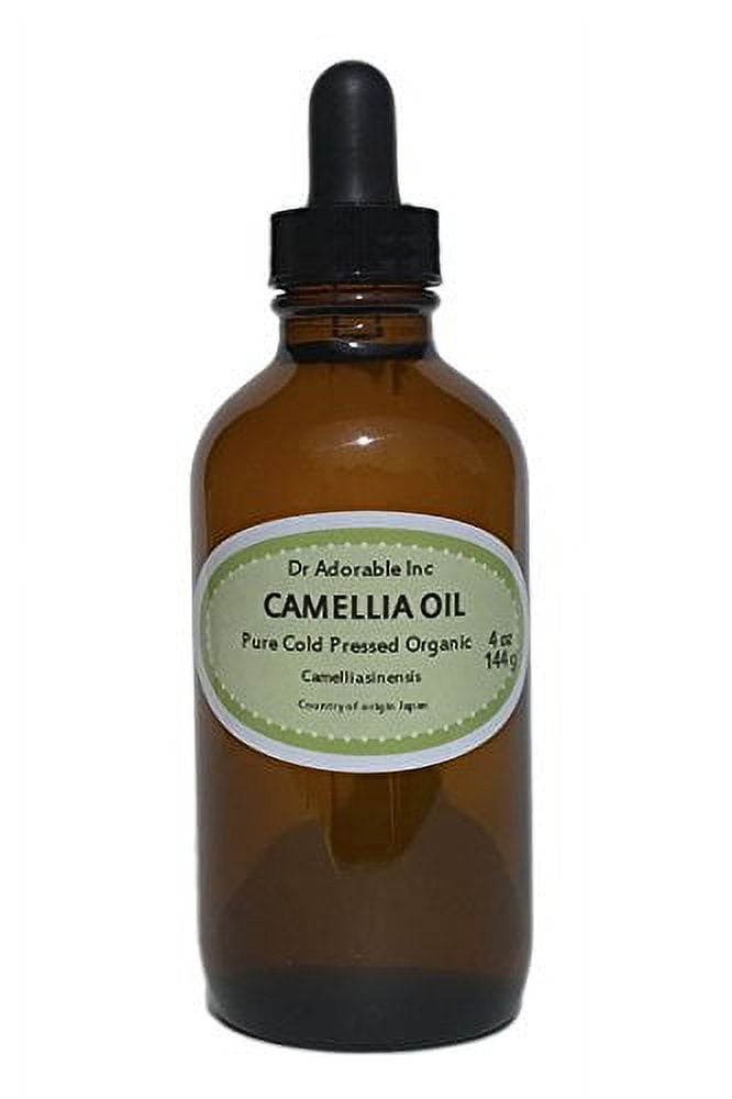 Dr Adorable - 4 oz with dropper - Camellia Seed Oil - 100% Pure Organic ...