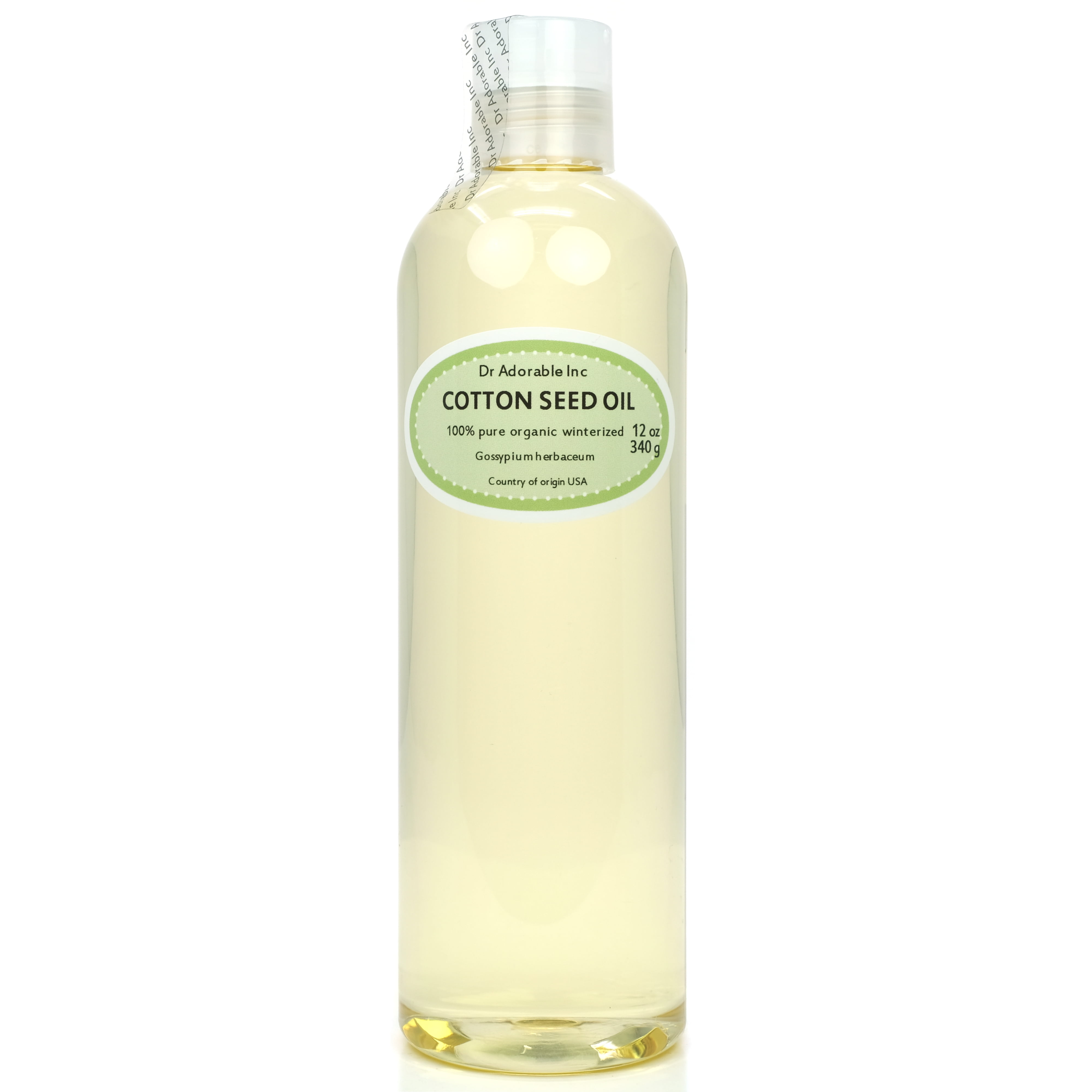 Dr. Adorable - 100% Pure Cottonseed Oil - Organic, Winterized for ...