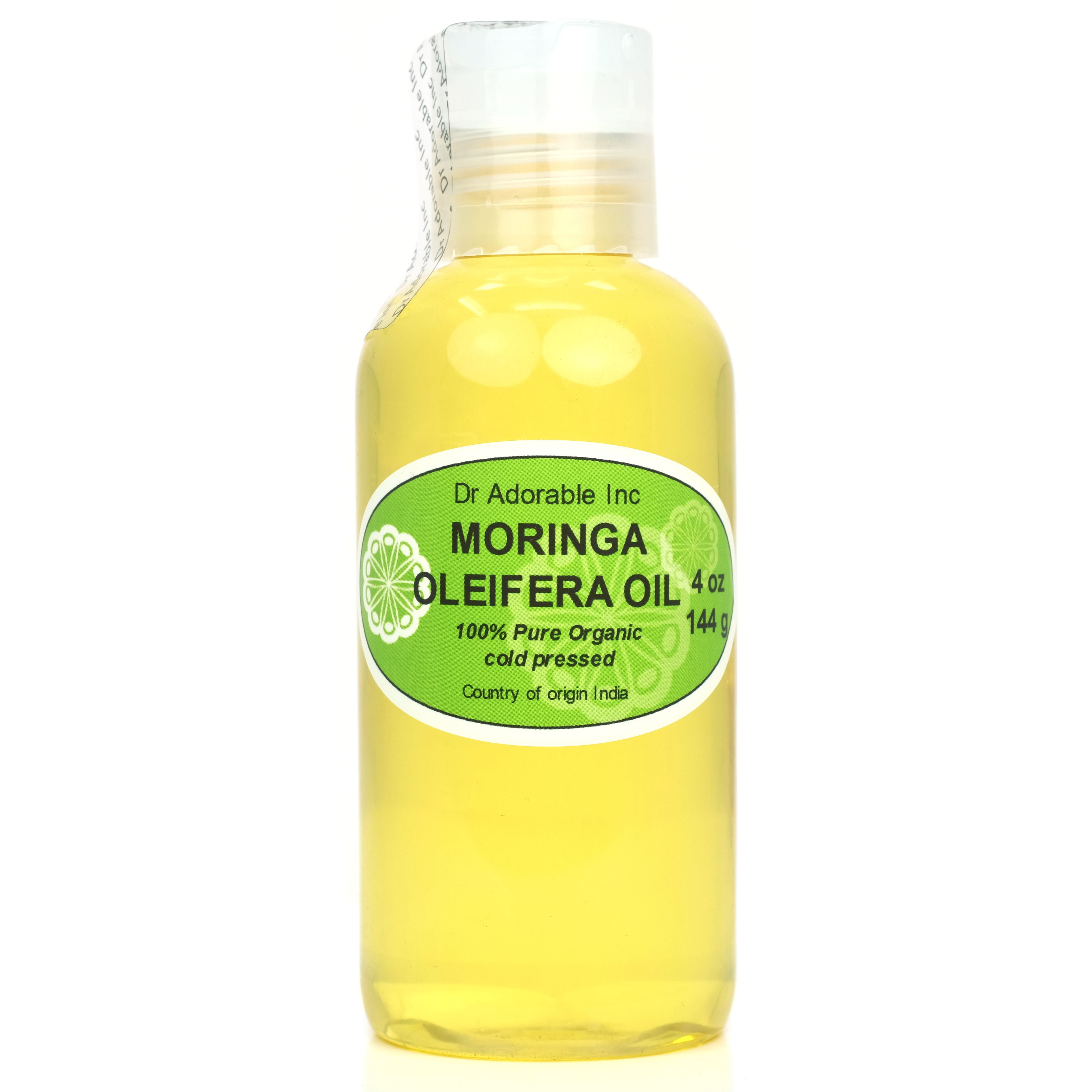 Dr Adorable - 4 oz - Moringa Oil - 100% Pure Organic Cold Pressed ...