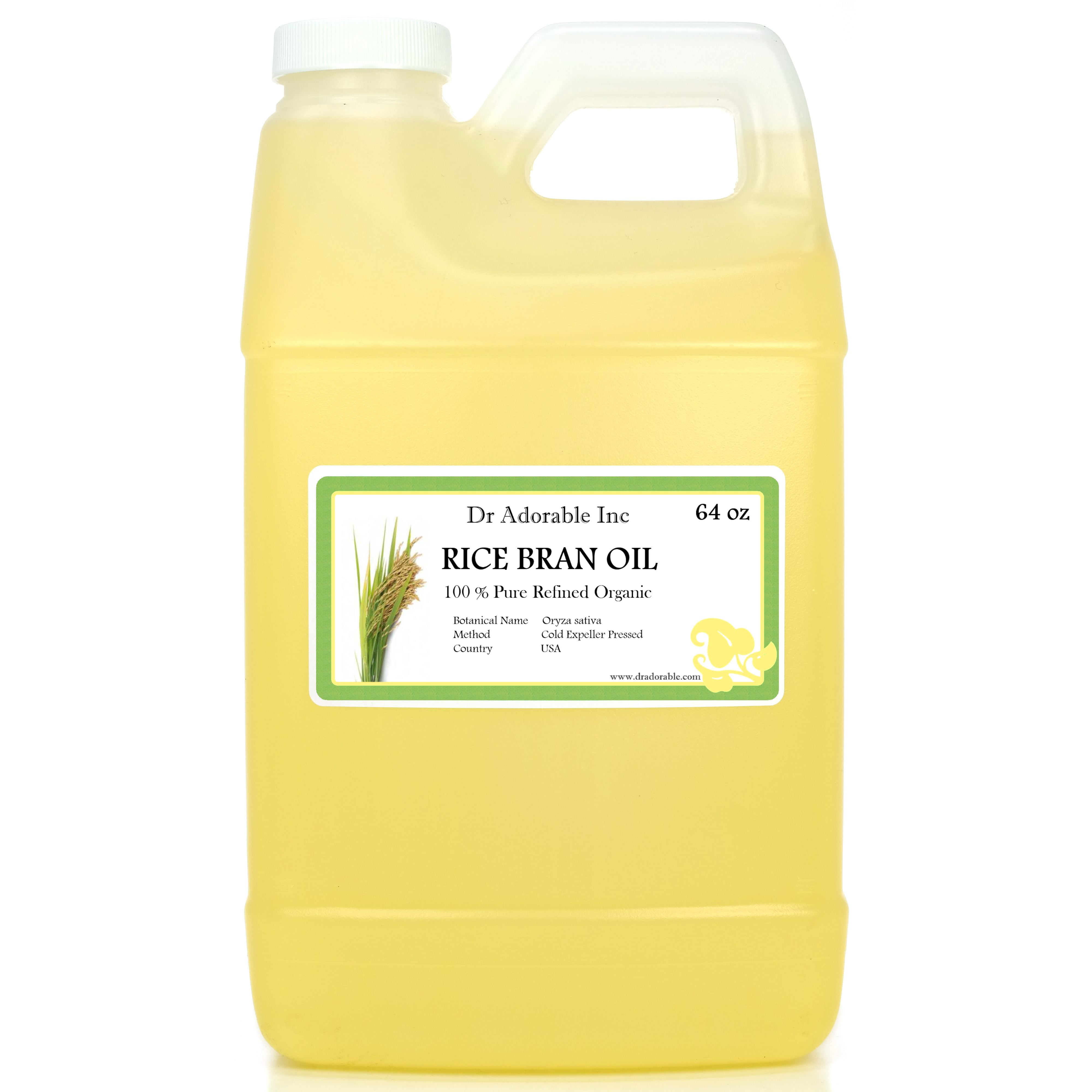 Dr. Adorable - 100% Pure Rice Bran Oil Organic Cold Pressed ...