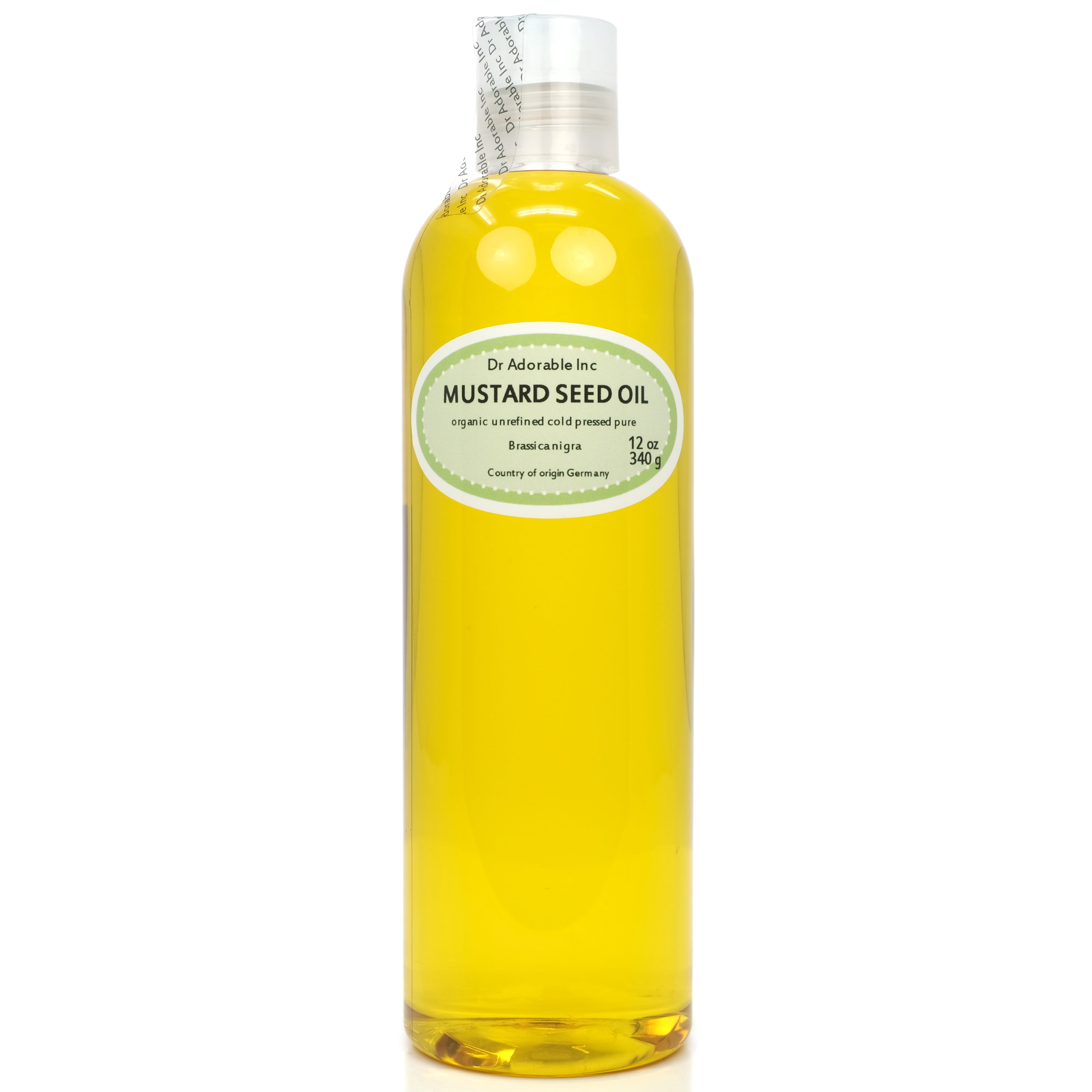 Dr Adorable - 12 oz - Mustard Seed Oil - Unrefined 100% Pure Organic ...