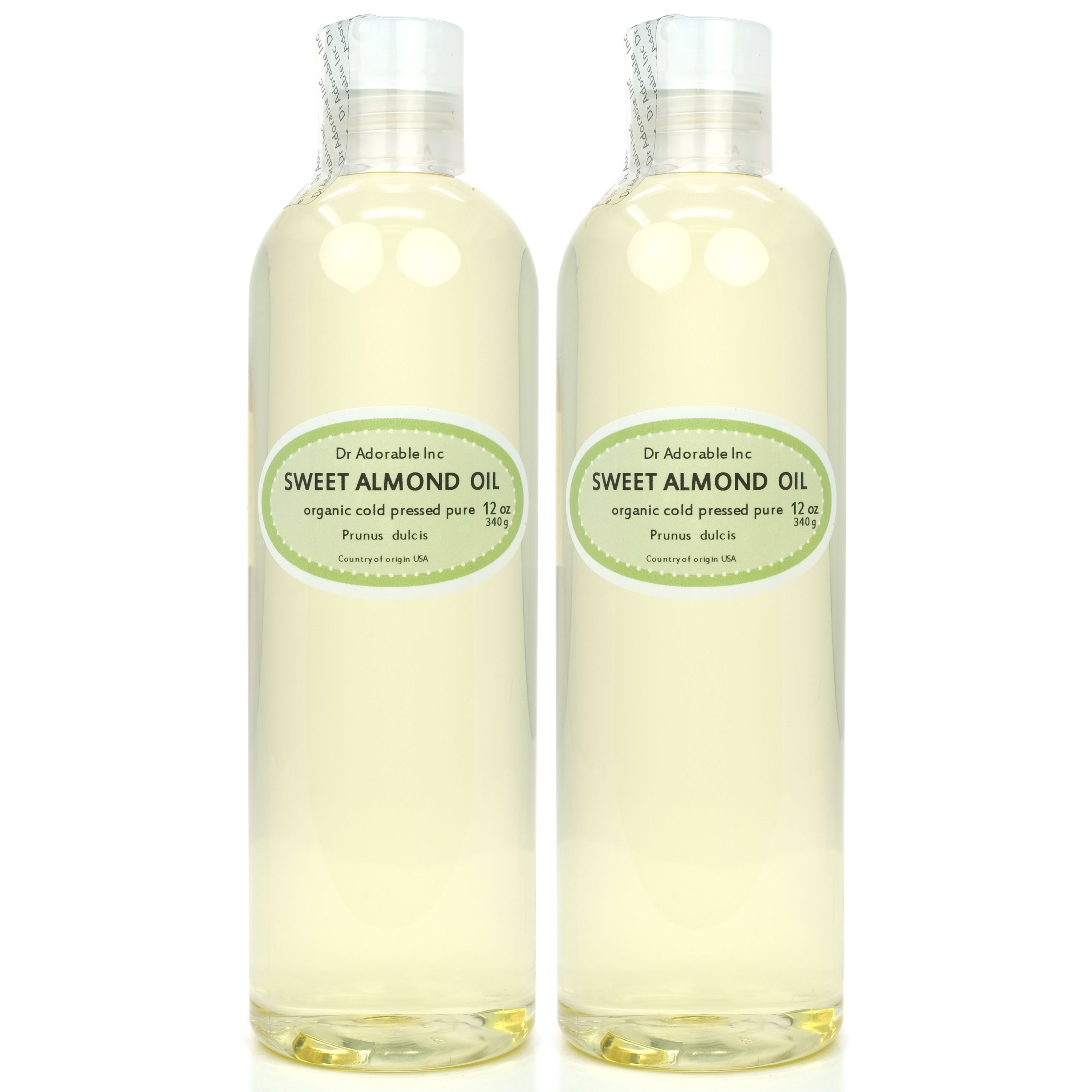 Dr Adorable - 24 oz - Sweet Almond Oil - 100% Pure Organic Cold Pressed ...