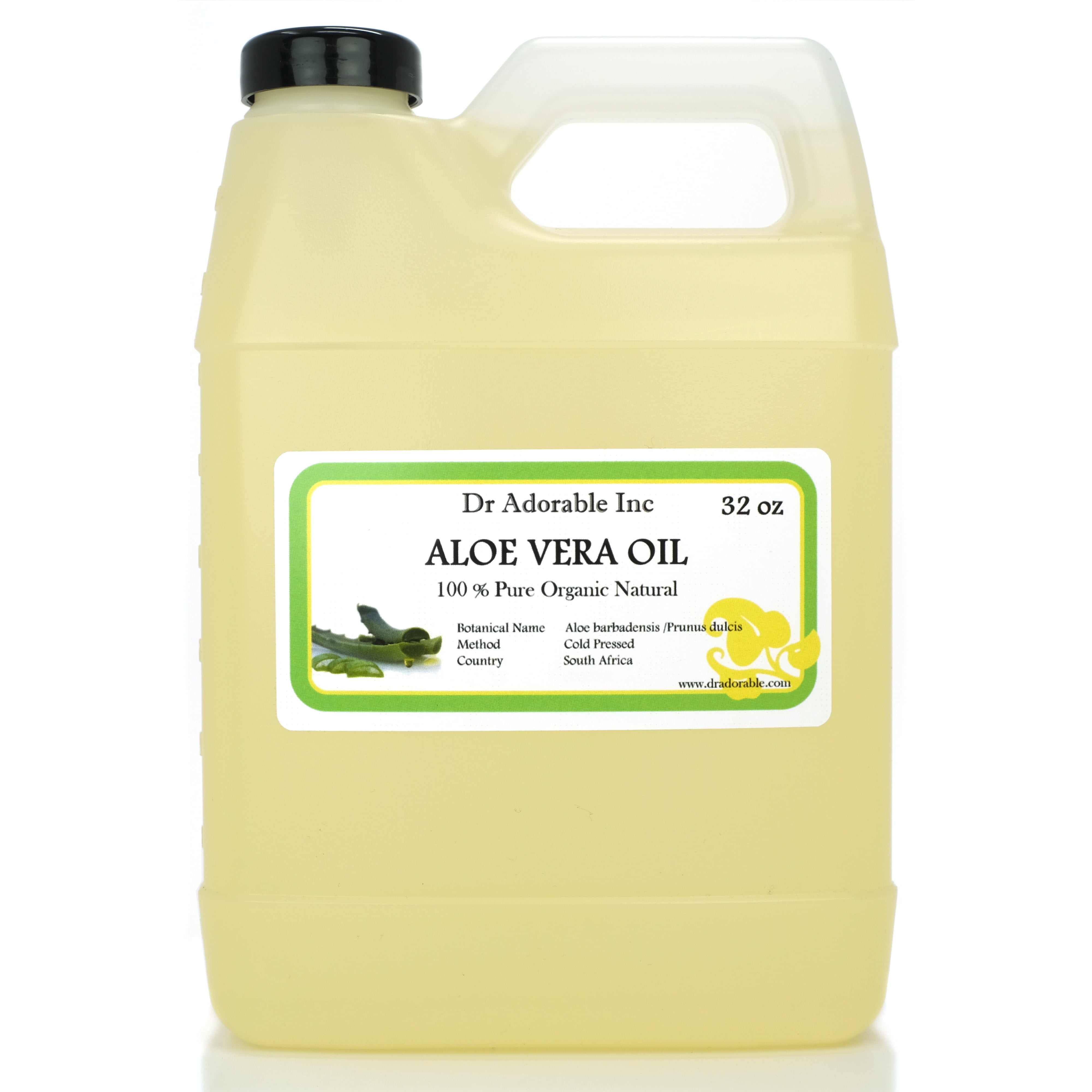 Dr Adorable - 32 oz - Aloe Vera Oil - 100% Pure Organic Cold Pressed ...