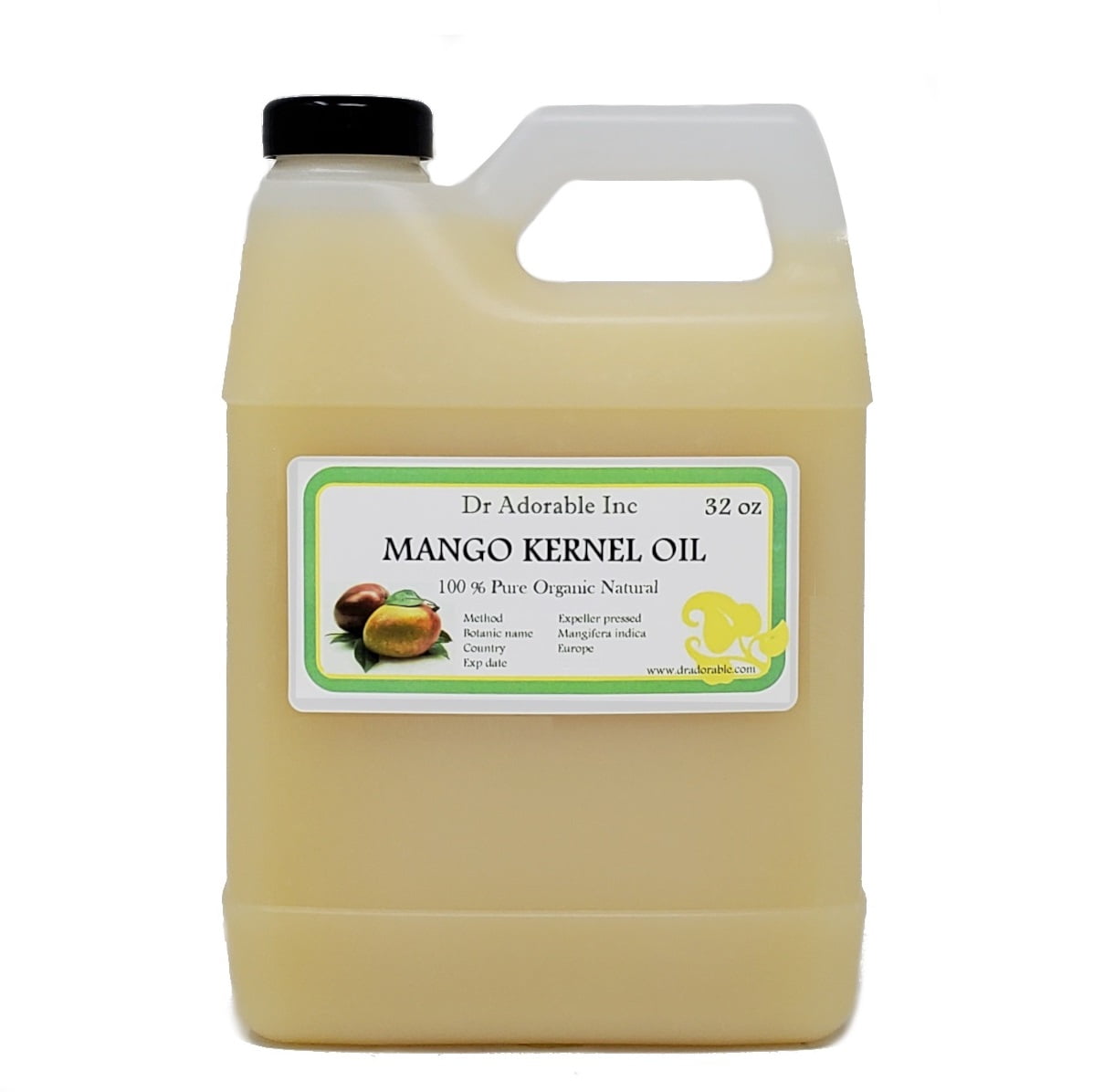 Dr Adorable - 32 oz - Mango Kernel Oil - 100% Pure Organic Cold Pressed ...