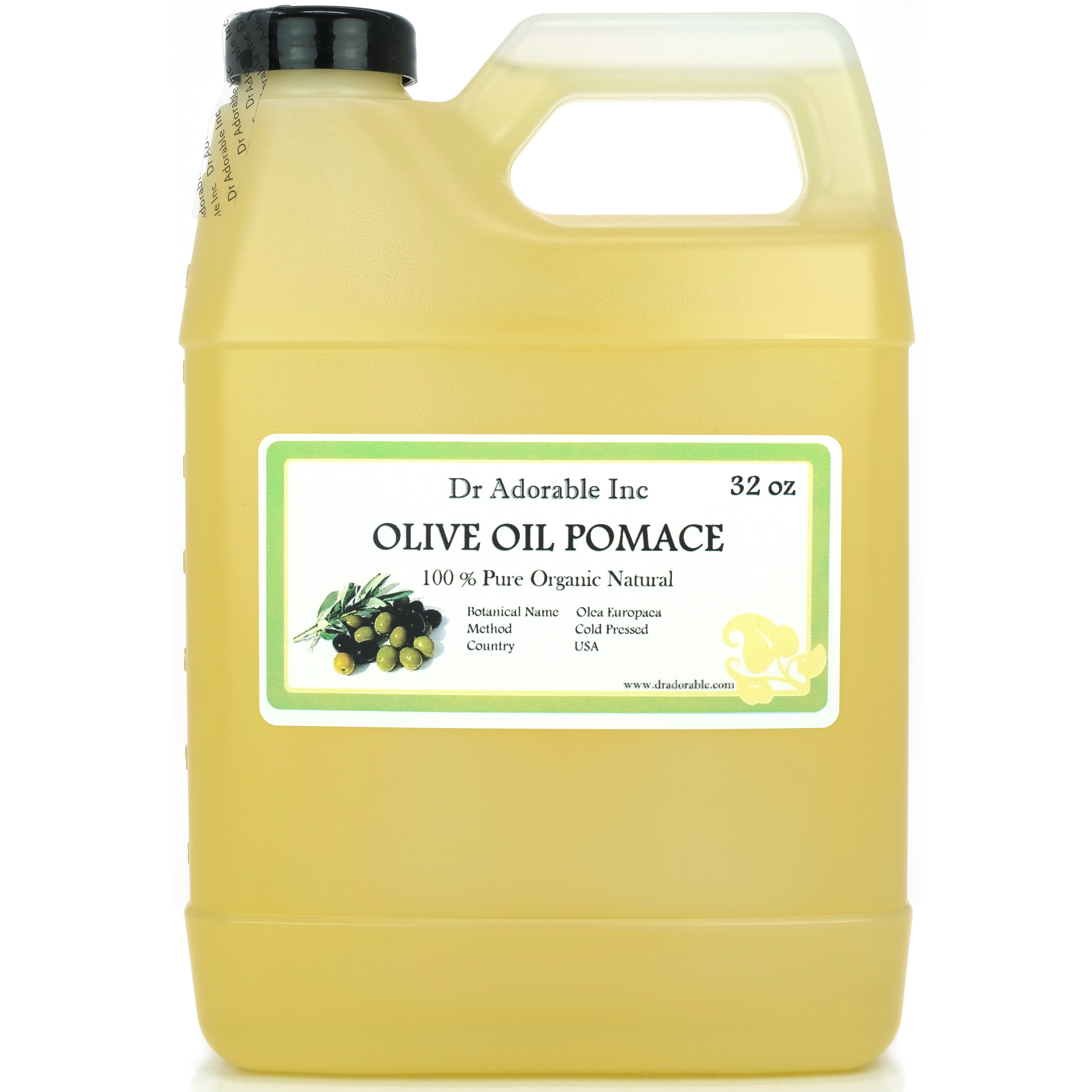 Dr.Adorable 100% Pure Organic Cold Pressed Olive Pomace Oil, 32 oz ...