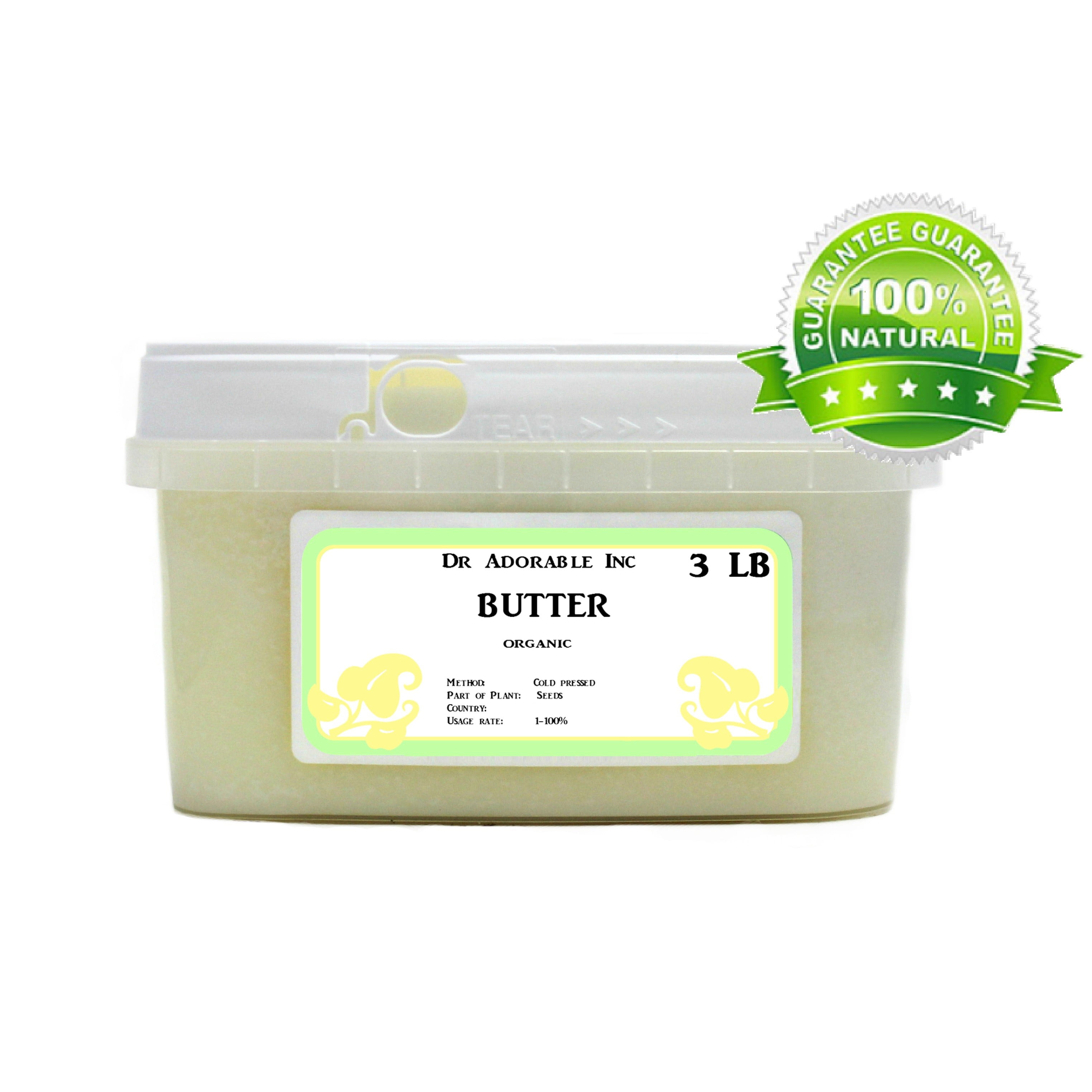 Dr Adorable - 9 lb - Lemon Butter - Unrefined Organic Fresh Natural (3 ...