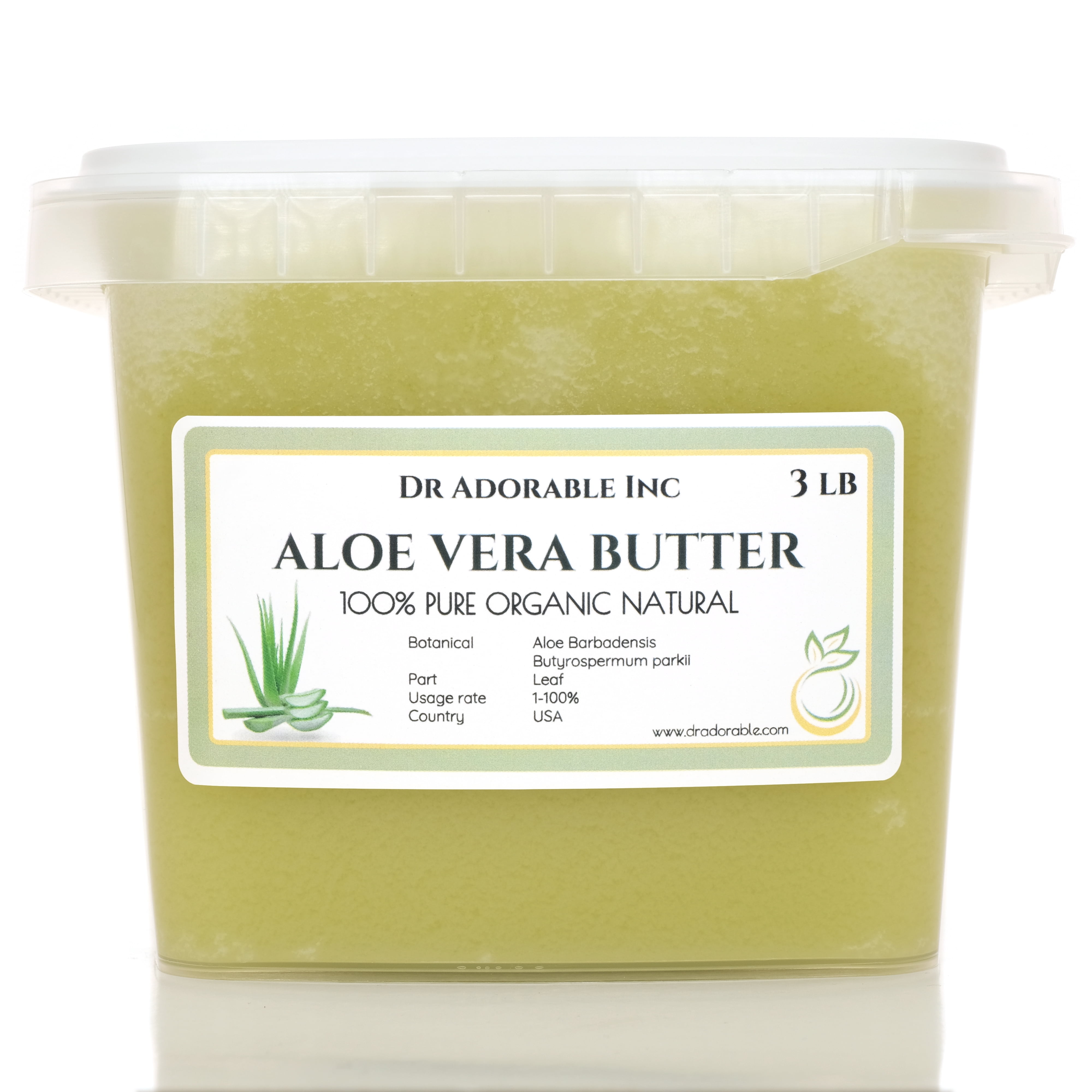 Dr Adorable - 3 lb - Aloe Vera Butter - Organic Fresh Natural - Walmart.com