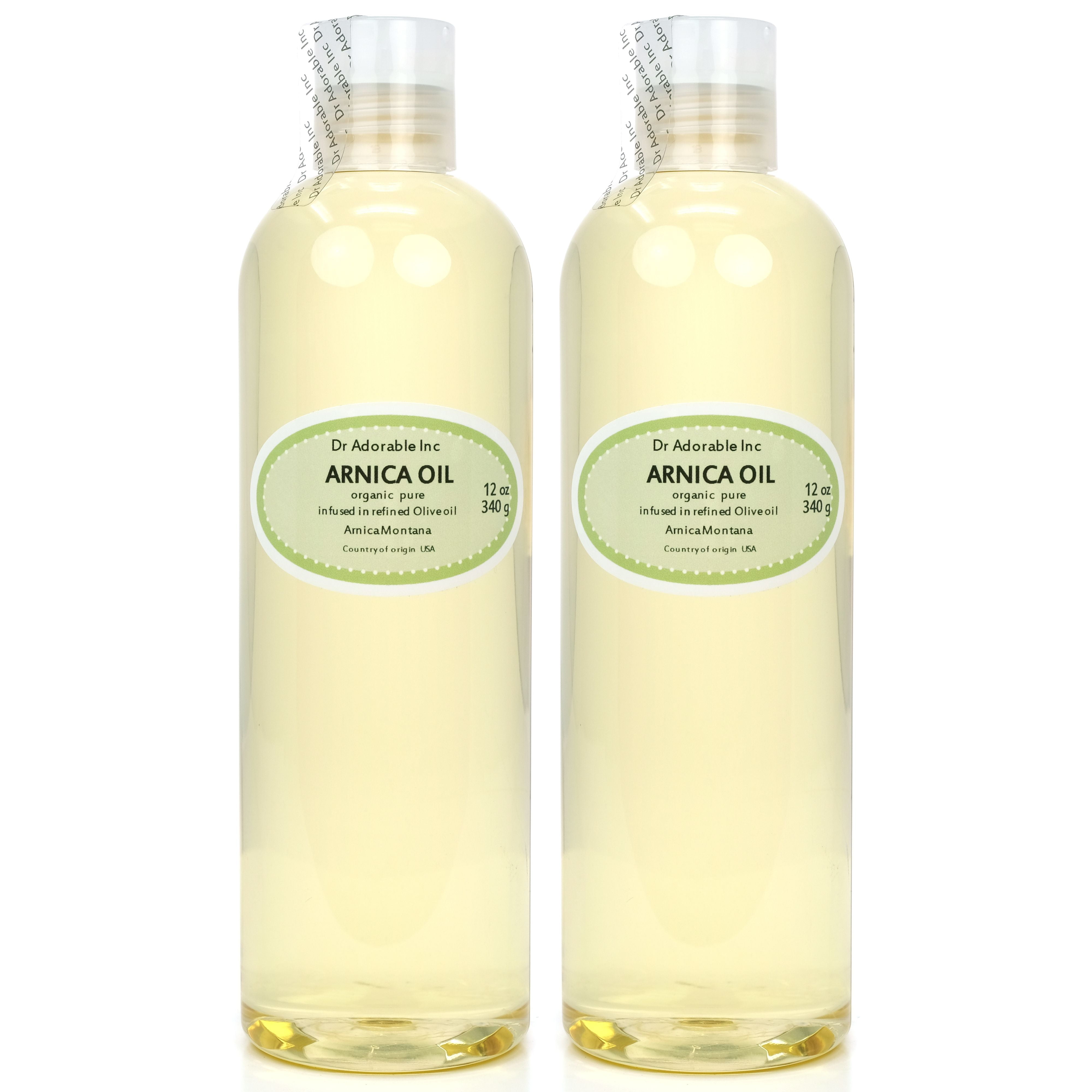 Dr Adorable - 24 oz - Arnica Herbal Oil - 100% Pure Organic (2 of 12 oz ...