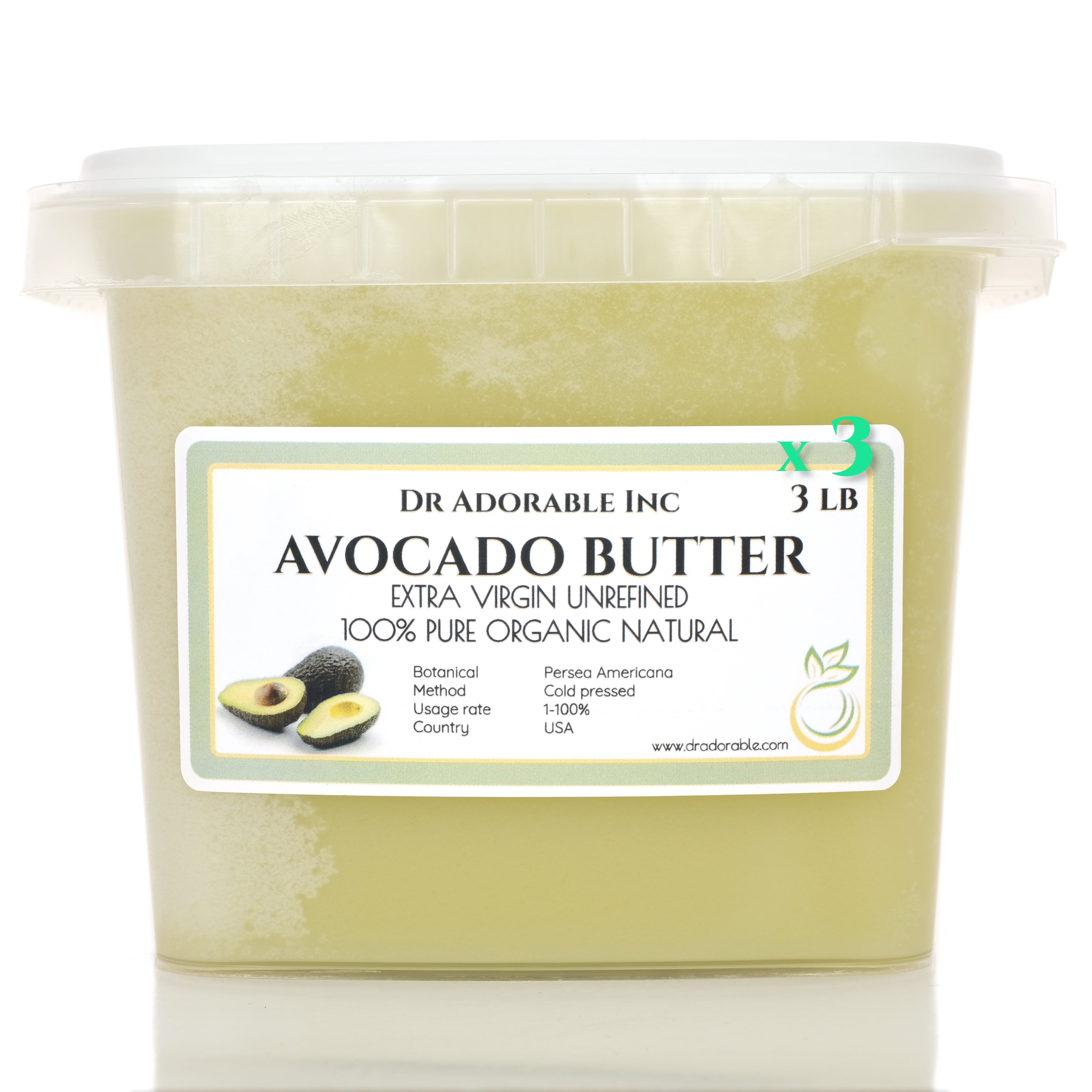 Dr Adorable - 9 lb - Avocado Butter Extra Virgin - Unrefined Organic ...