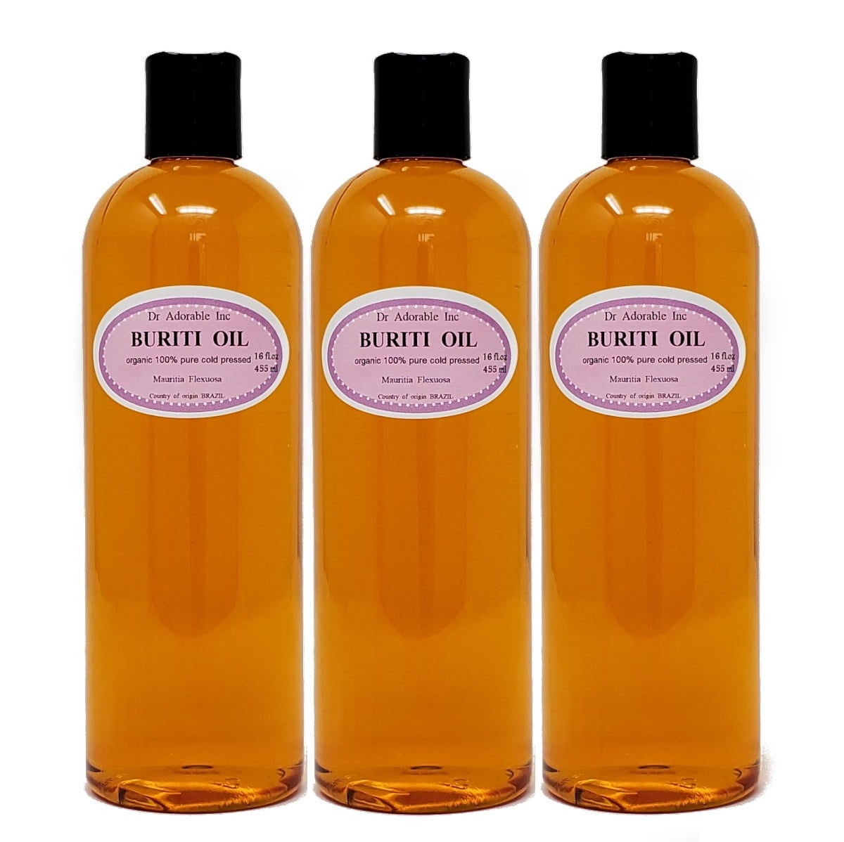 Dr Adorable - 48 oz - Buriti Exotic Oil - 100% Pure Organic Cold ...