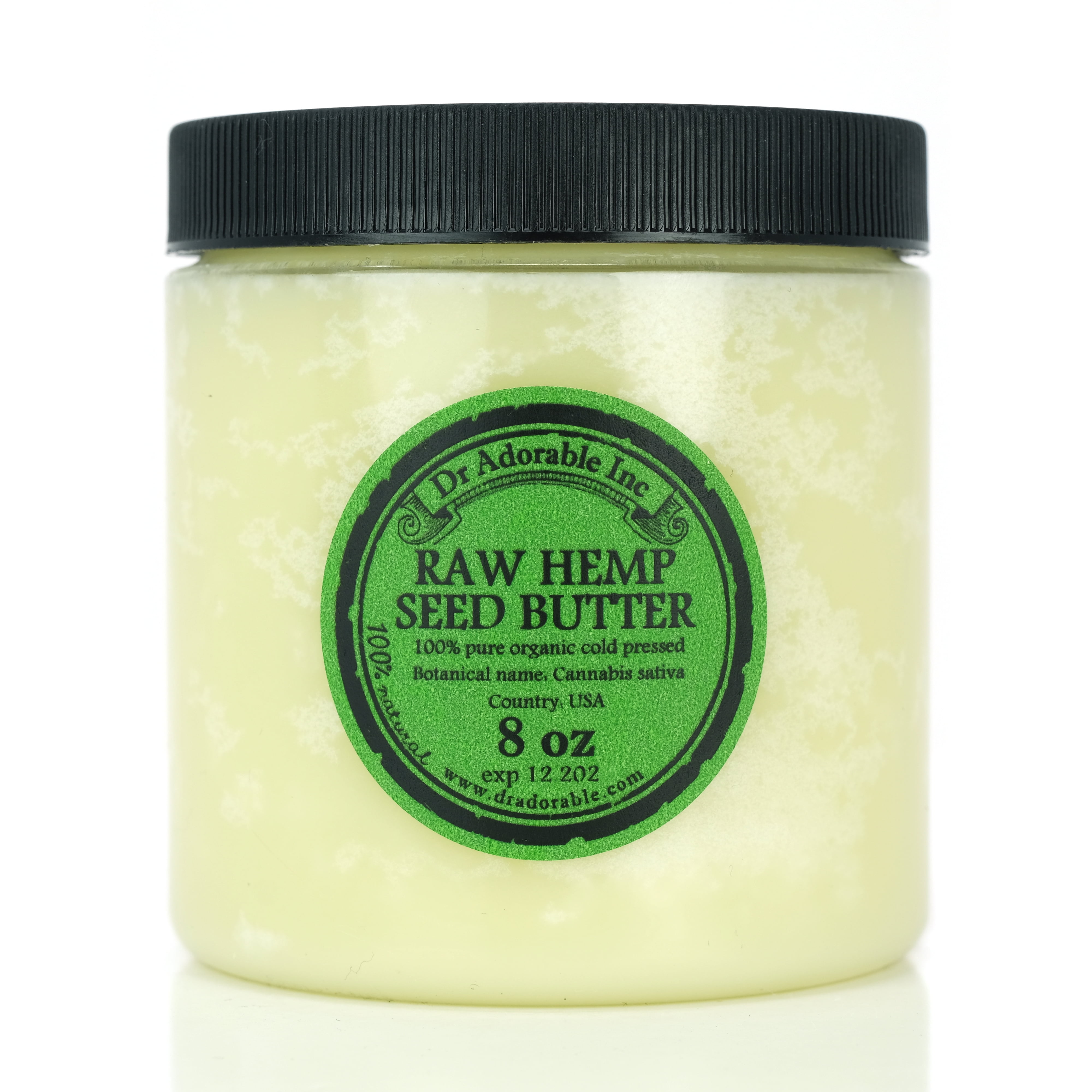 Dr Adorable - 8 oz - Hemp Butter - Organic Fresh Natural - Walmart.com