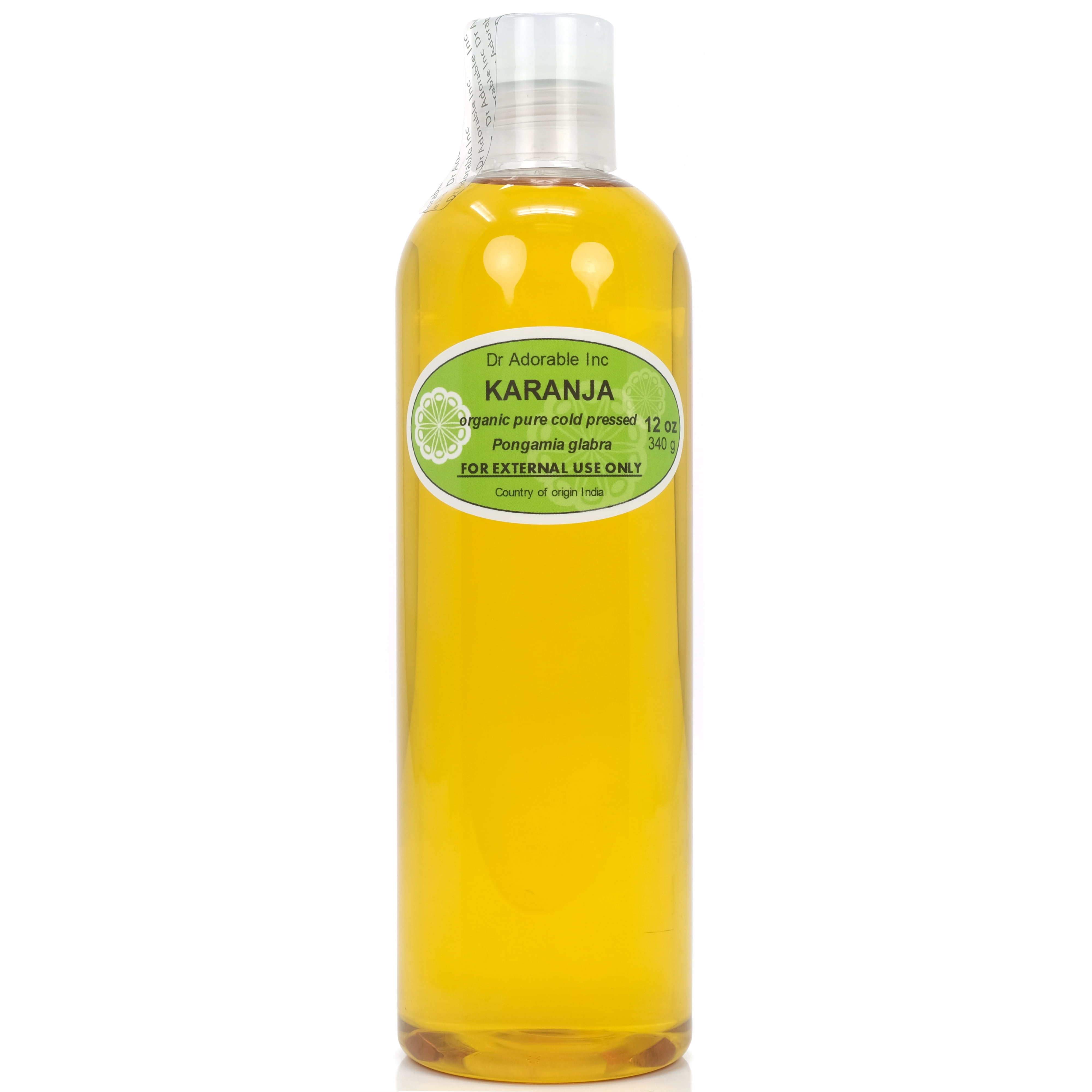 Dr Adorable - 12 oz - Karanja Oil - Unrefined 100% Pure Natural Organic ...