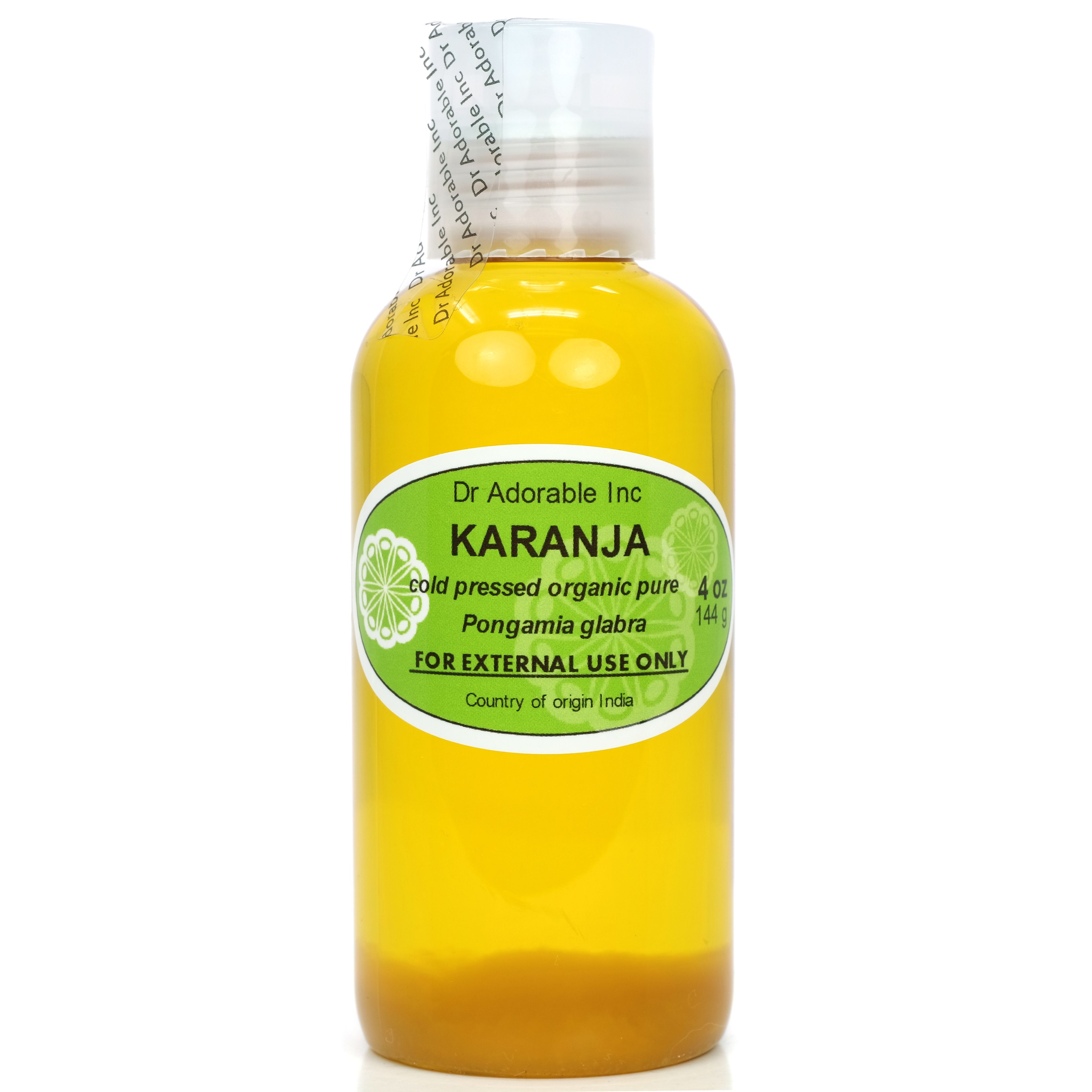 Dr Adorable - 4 oz - Karanja Oil - Unrefined 100% Pure Natural Organic ...