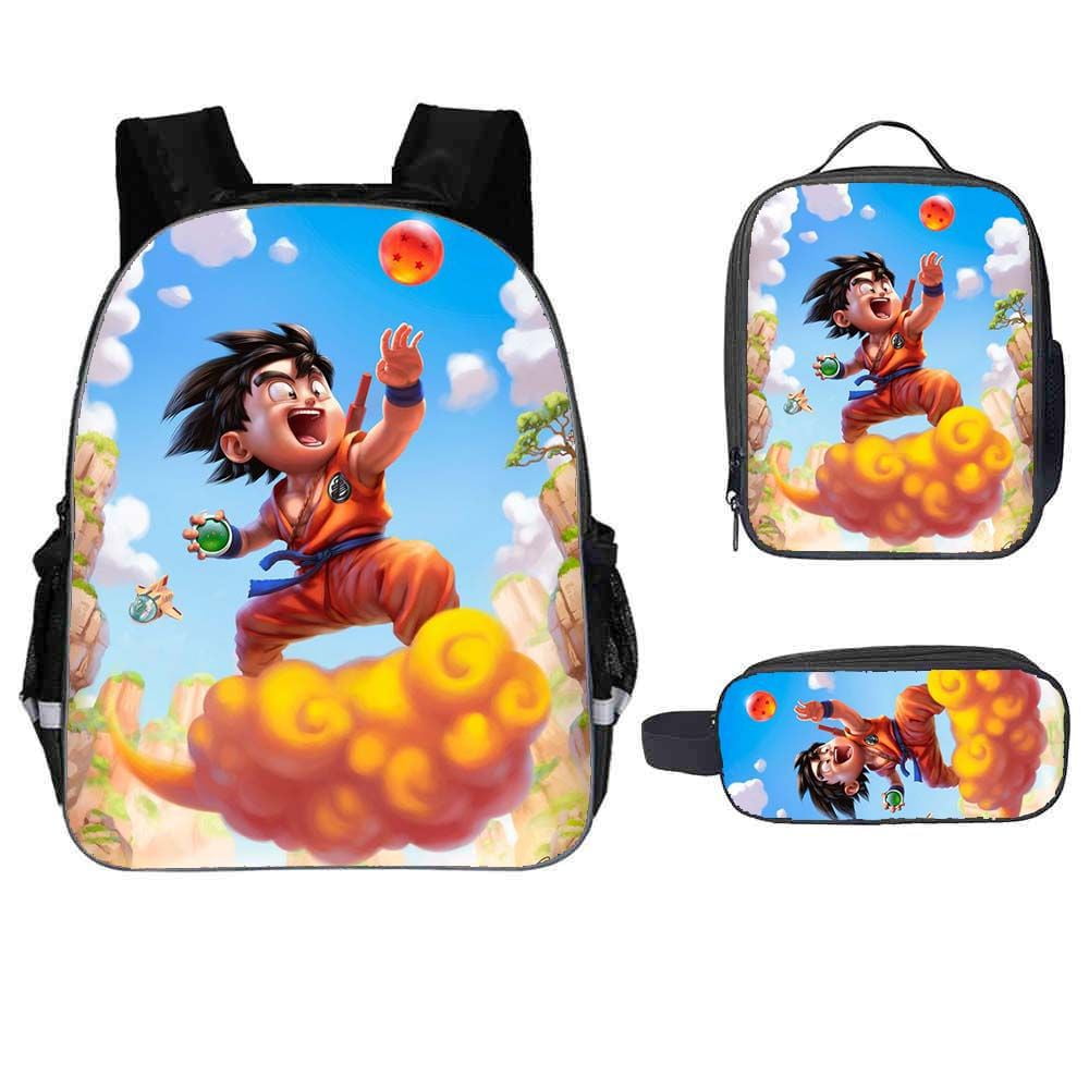 Dr Agon Ball Z 3Pcs Backpack set anime print Bookbag set Casual Travel ...