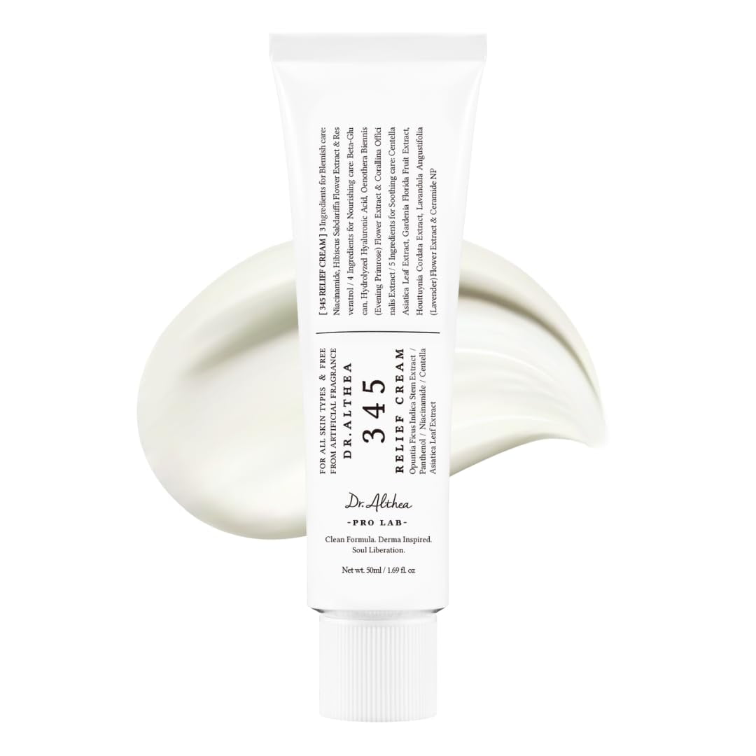 Dr.Althea 345 Relief Cream | Daily Face Moisturizer | Blemish Relief ...