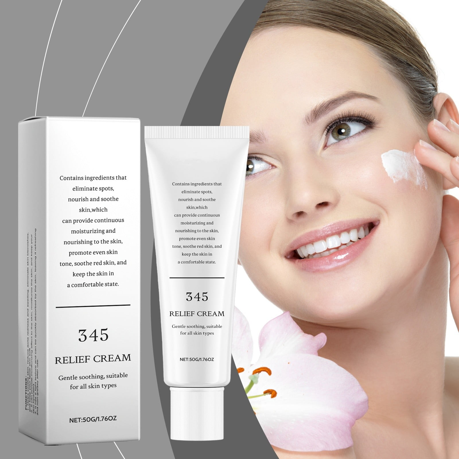 Dr.Althea 345 Relief Cream For Face-Daily Face Moisturizer-Soothing Recovery & Moisture for All ...