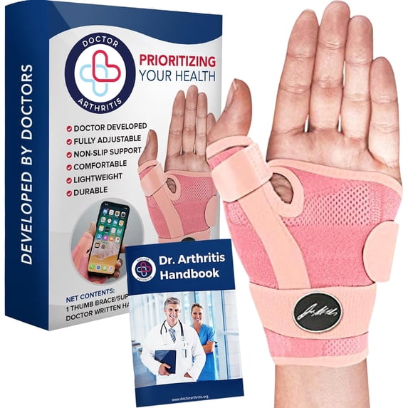 Doctor Developed Ergonomic Thumb Brace Support for Right or Left Hand ...