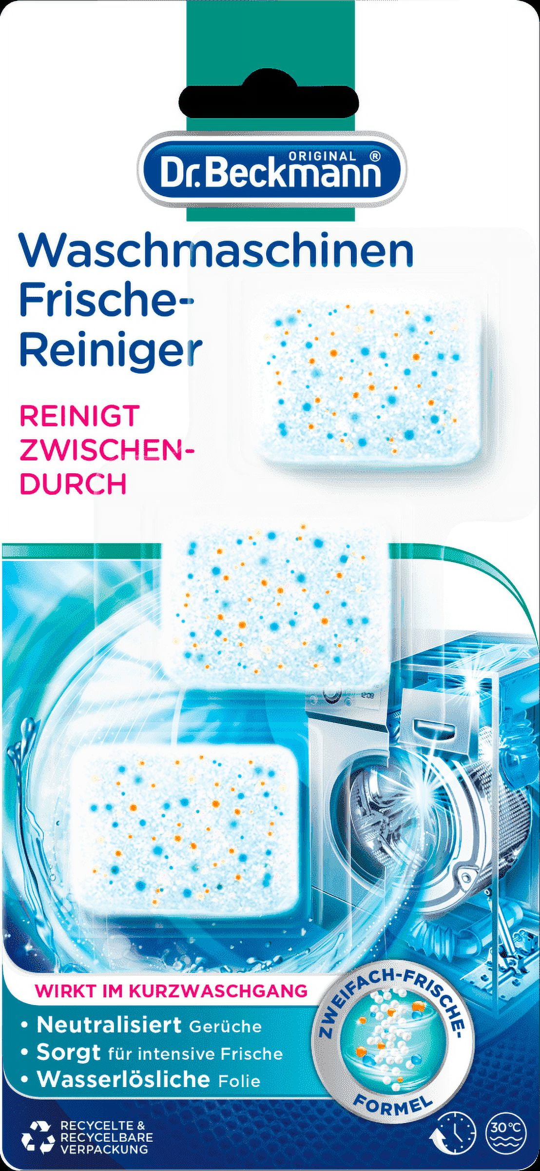 Dr. Beckmann Washing machine freshness cleaner, 3 pcs - Walmart.com
