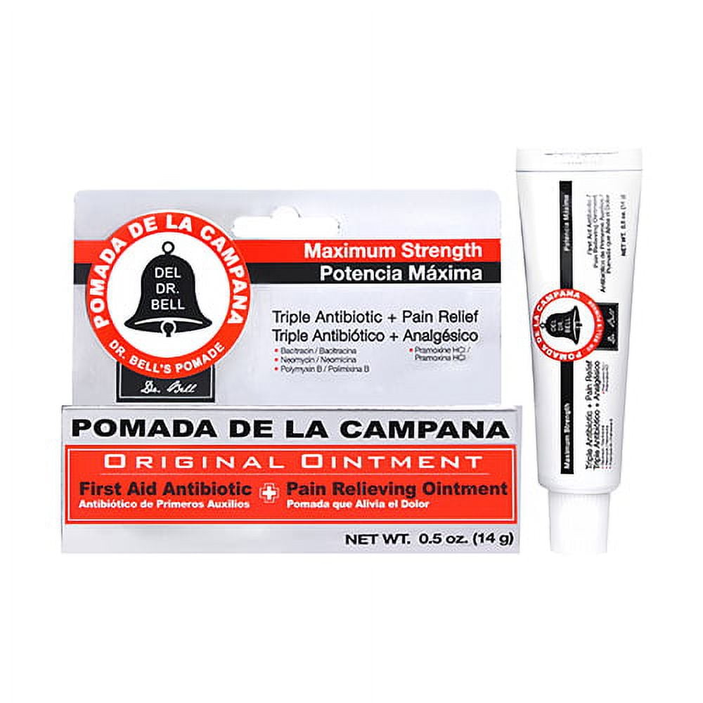 Dr. Bells Pomada De La Campana Antibiotic Ointment, 0.5 Oz, 3 Pack ...