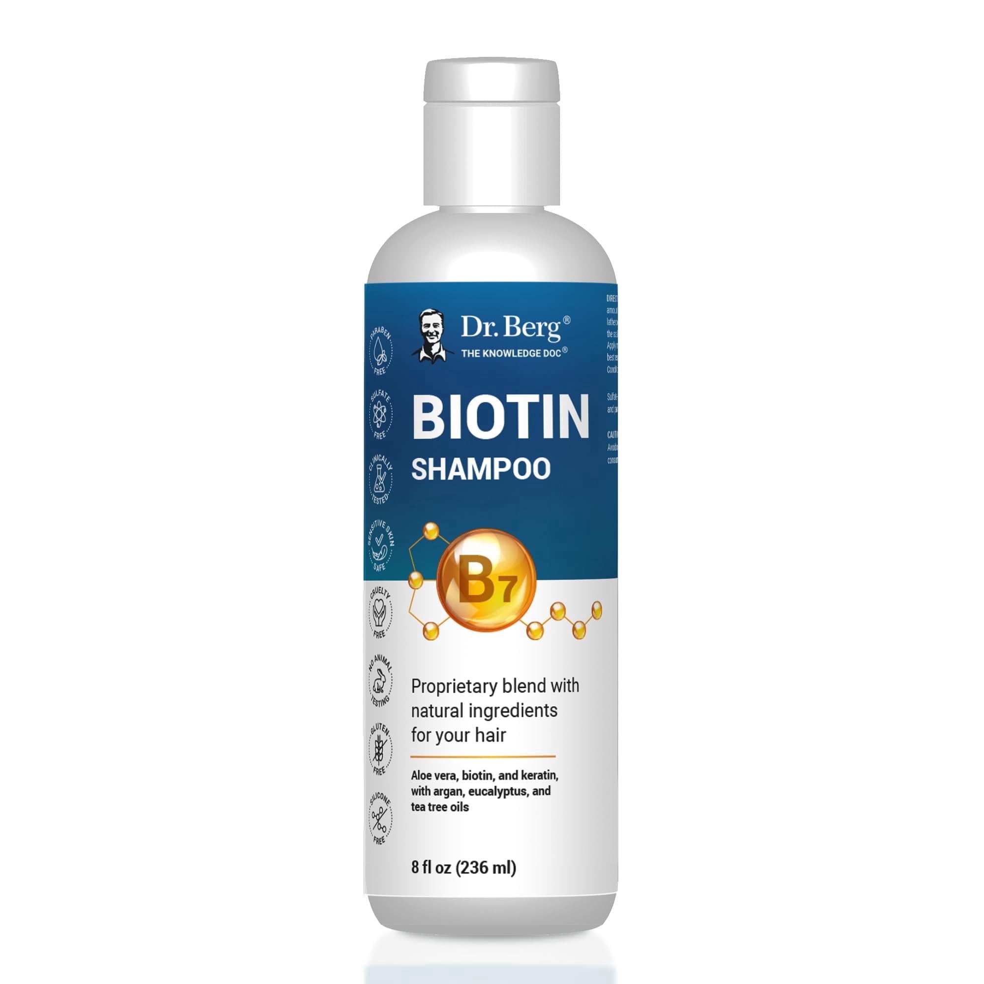 Dr. Berg Biotin Shampoo, Sulfate Free, Thickening and Volumizing Hair ...
