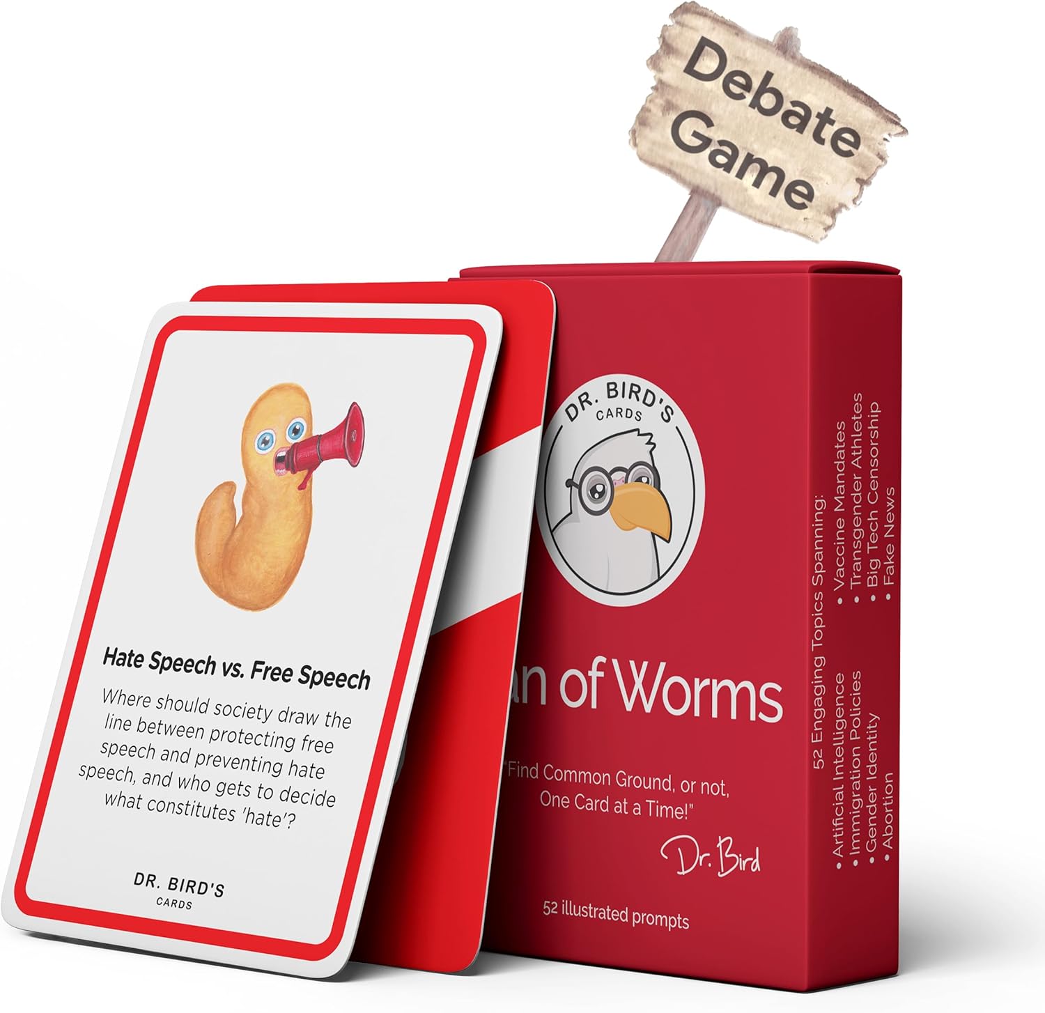 Dr. Bird's Cards - Can of Worms: The Ultimate Debate Card Game for ...