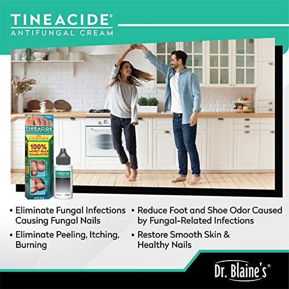 Dr.Blaines Tineacide Antifungal Cream, 1.25 OZ (Pack of 3) - Walmart.com