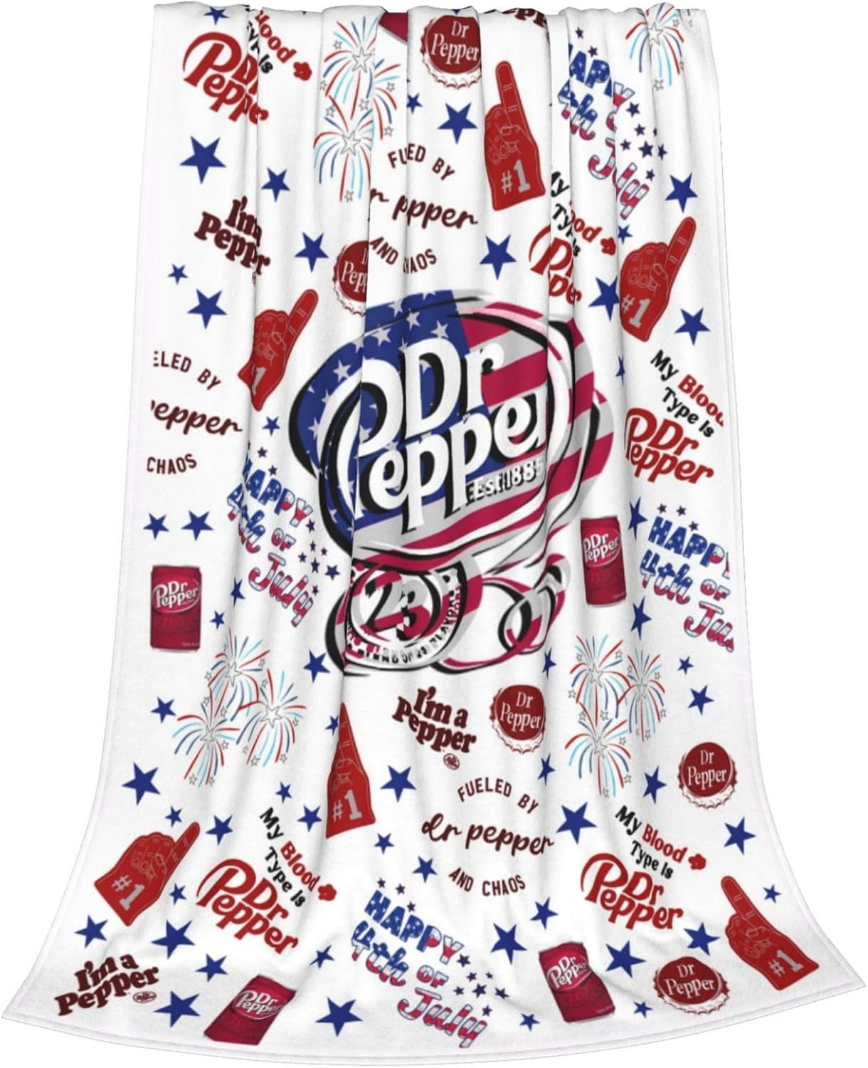 Dr Blanket Pepper Throw Blanket Flannel Plush Blanket Soft Cozy Adult Children Gift Sofa Bed ...