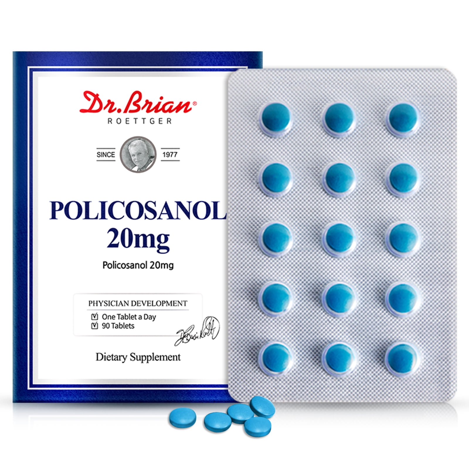 Dr. Brian Policosanol 20mg Sugar Cane 90 Tablets Policosanol ...