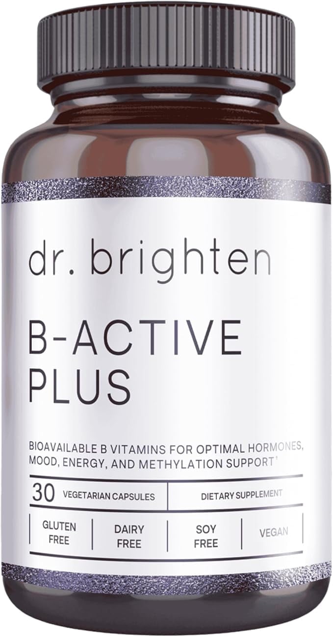 Dr. Brighten B-Active Plus - Vegan B Vitamins Dietary Supplement in ...