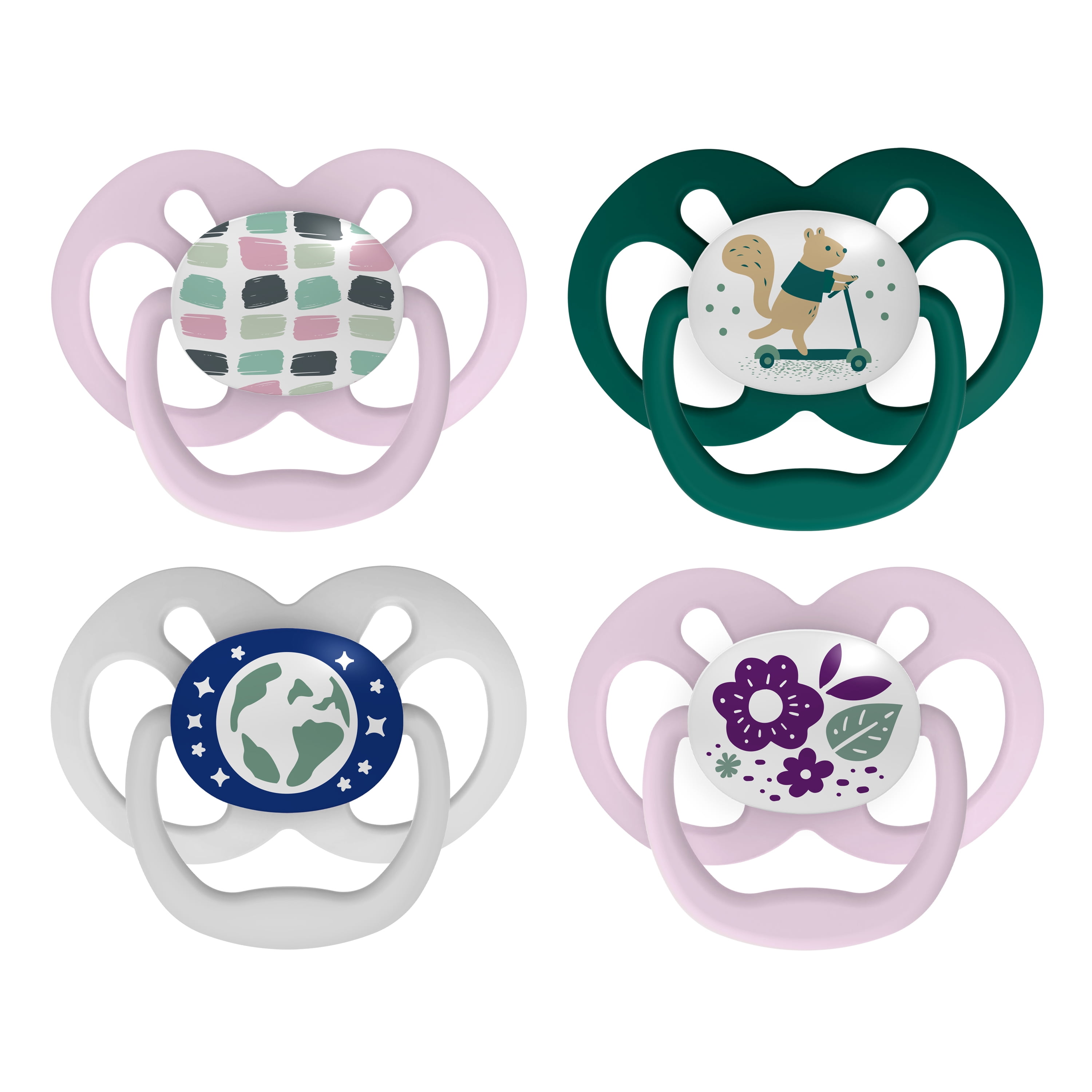 Dr. Brown's Advantage Baby Pacifier Fully Symmetrical Silicone Bulb 6 ...