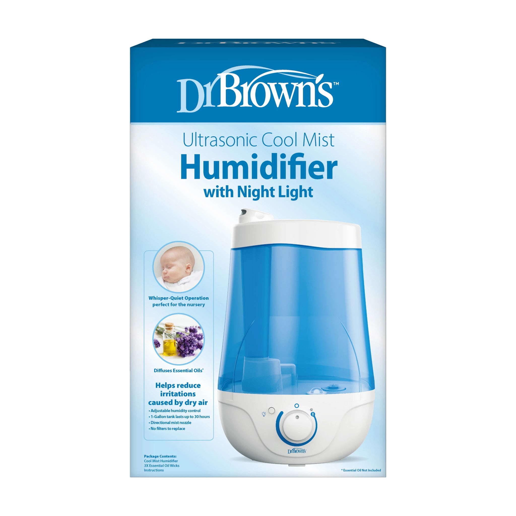 Free Shipping! Dr. Brown's Cool Mist Ultrasonic Humidifier for Baby ...