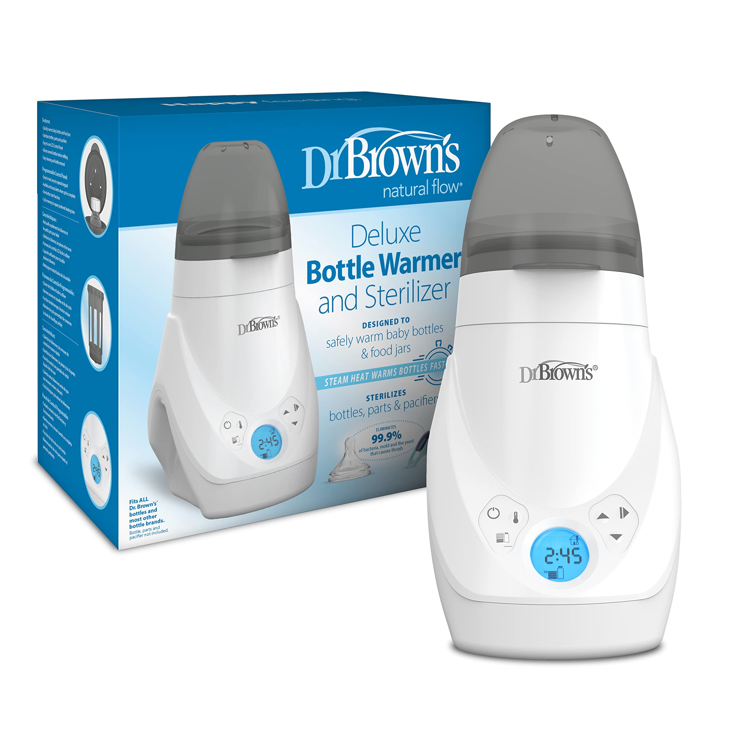 Dr. Brown?s Deluxe Baby Bottle Warmer and Sterilizer, for Baby Bottles ...