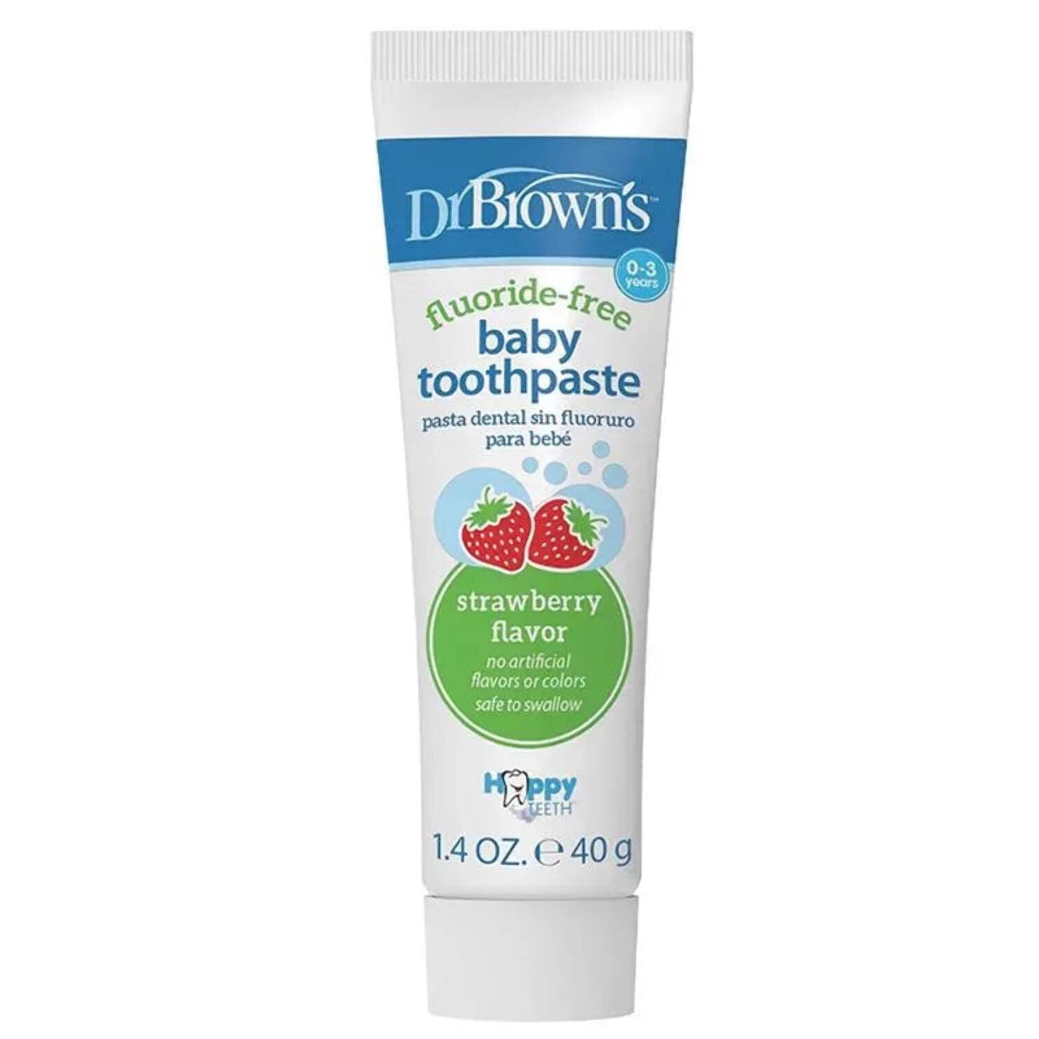 Dr. Brown's - Safe to Swallow Infant Training Dental Paste, Strawberry ...