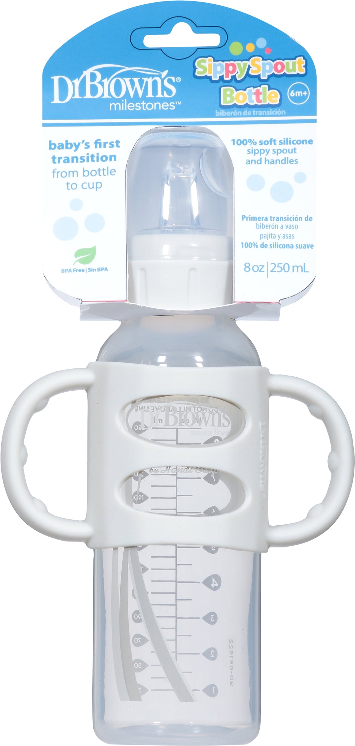 Dr. Brown's Milestones 6m+ Sippy Spout Bottle 1 ea - Walmart.com