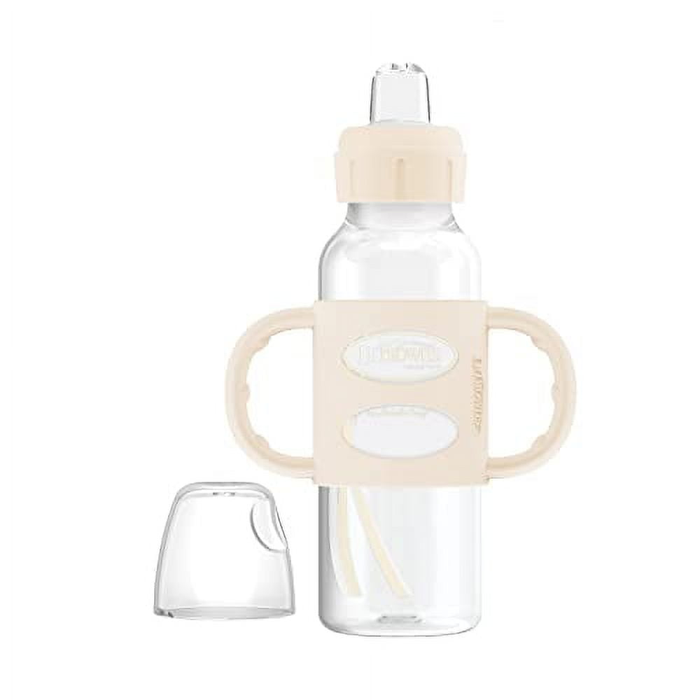 Dr. Brownâ€™s Milestones Narrow Transitional Sippy Bottle with Silicone ...