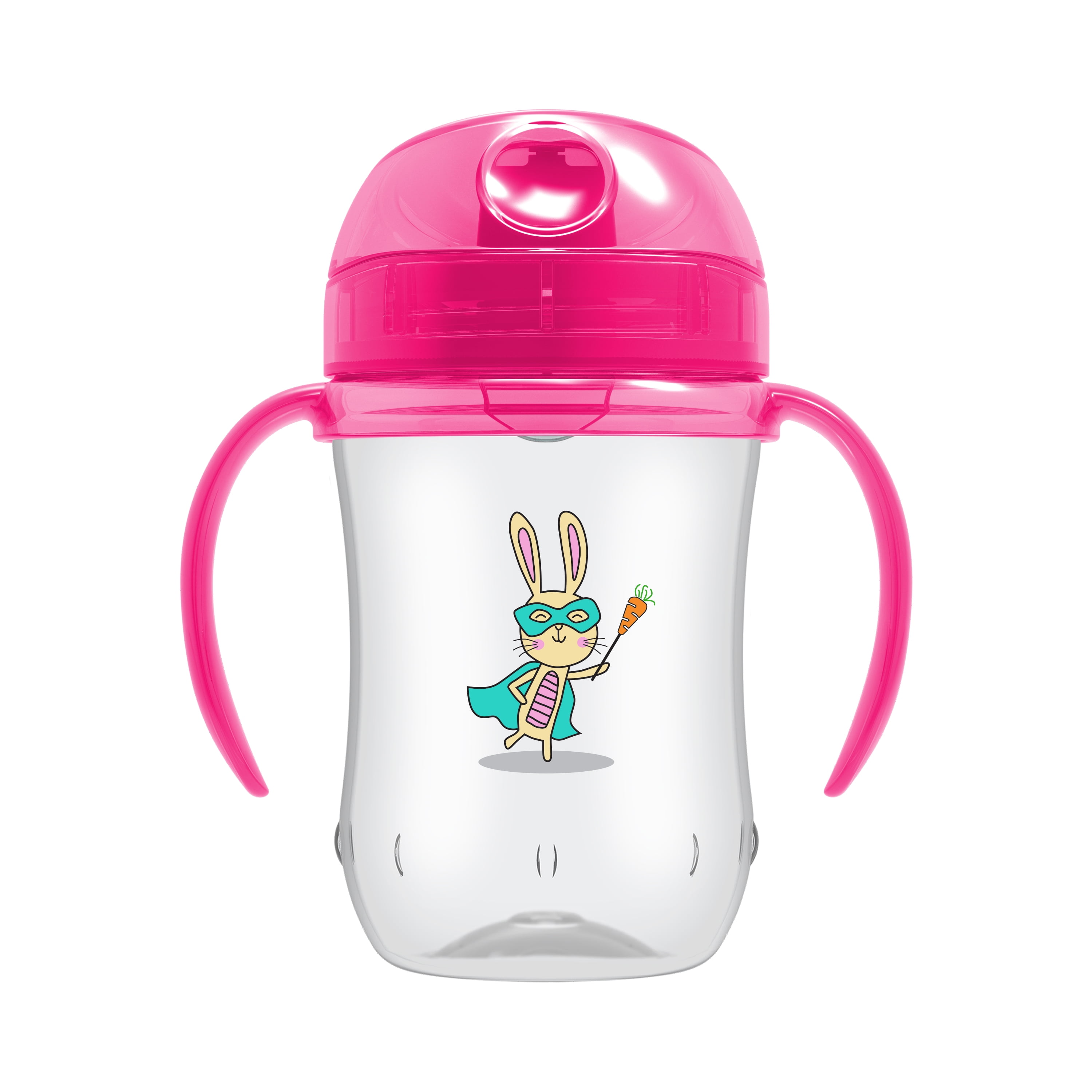 Dr. Brown's Milestones Soft Spout Sippy Cup with Handles, Pink, 9oz, 9m ...
