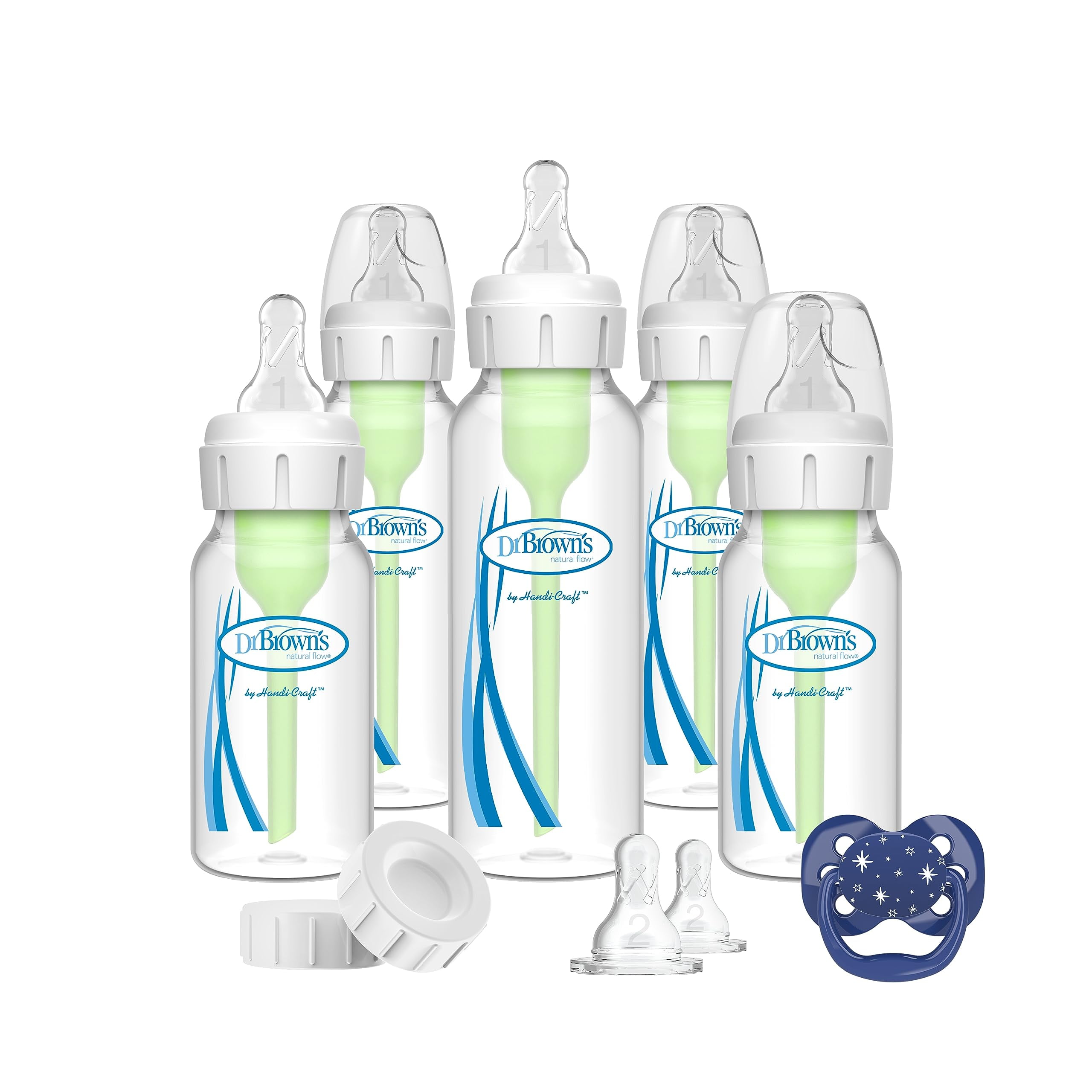 Dr. Brown's Natural Flow Anti-Colic Options+ Narrow Baby Bottle Gift ...