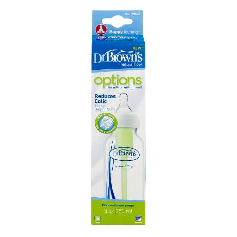 Dr. Brown's Natural Flow Options Baby Bottle - Walmart.com