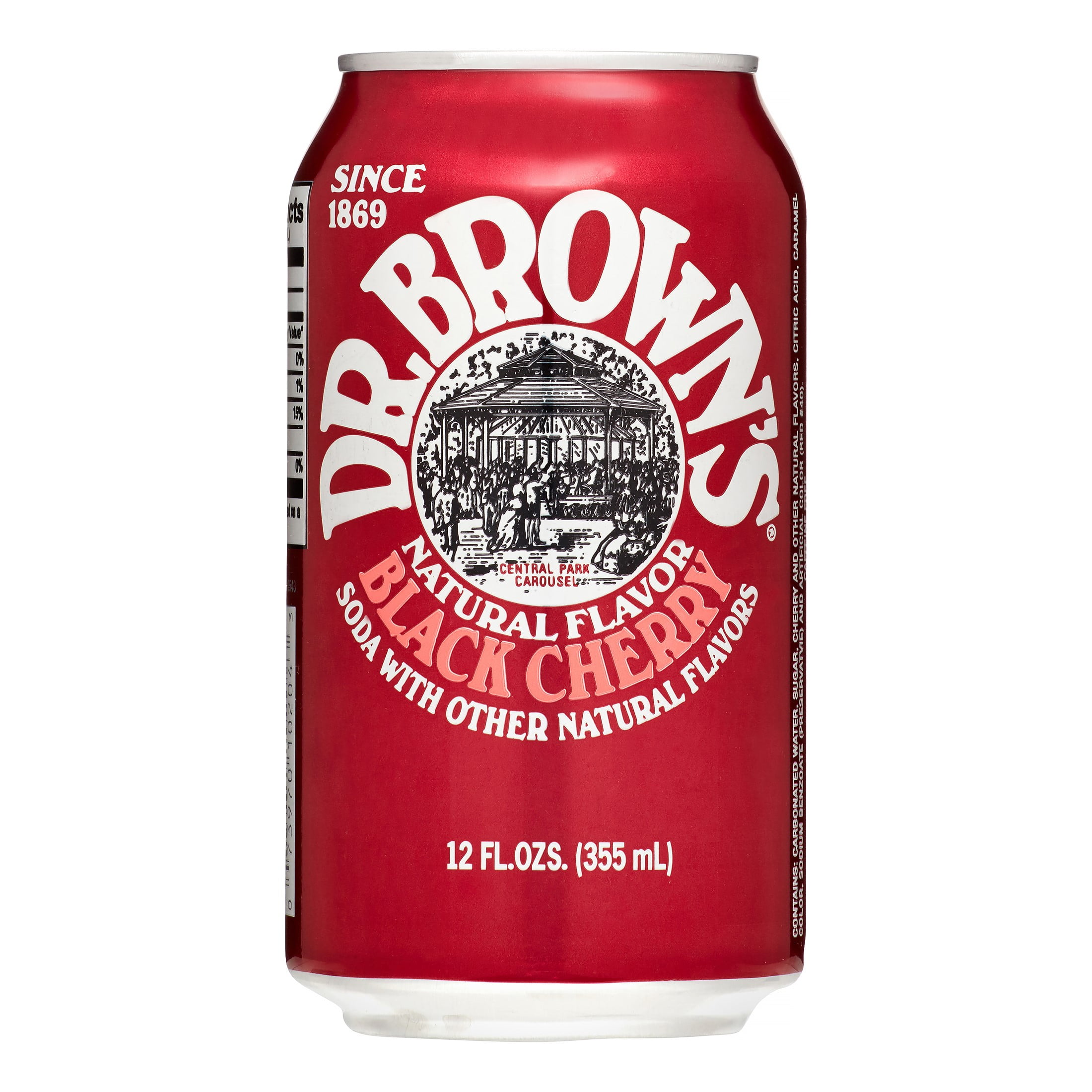 Dr. Brown's Soda, Black Cherry, 12 Fl Oz, 6 Ct - Walmart.com