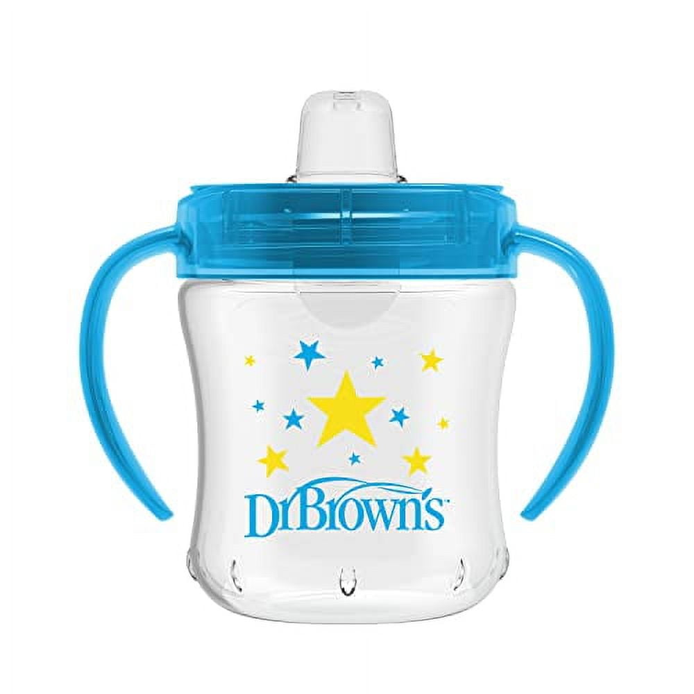 Dr. Brown's Transition Sippy Cup with Soft Spout - Blue - 6oz - 6m ...