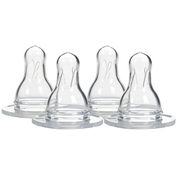 Dr. Brown's Baby Bottle Narrow Nipple Level T 6-Pack for Slow Flow ...