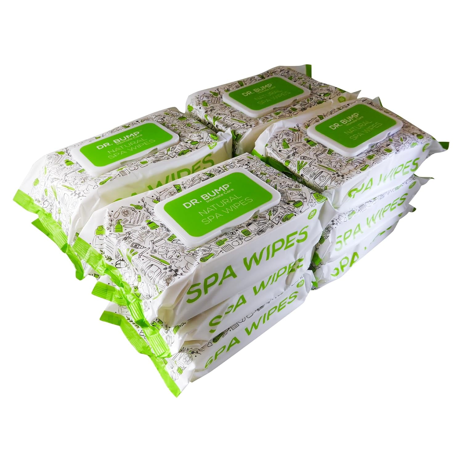 Dr. Bump Intimate Care Natural Spa Wipes with Tea Tree and Manuka Honey ...