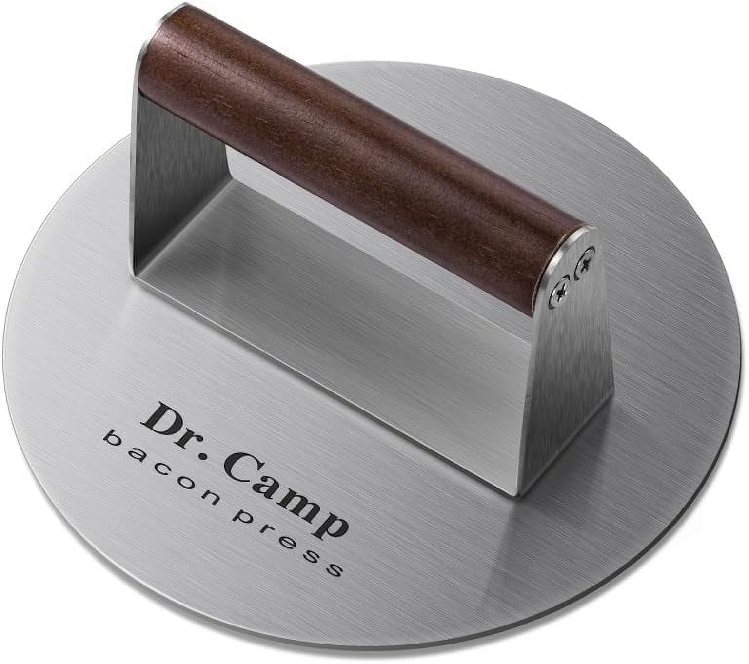 Dr.Camp, Stainless Steel Burger Press, 7 inch, Heavy Duty Grill Tool ...