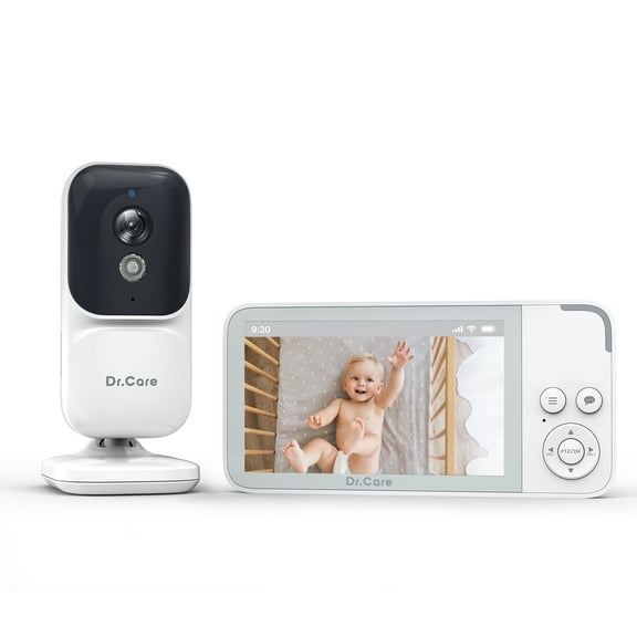 Dr.Care NovaView Video Baby Monitor - 5" 1080P Split Screen Display ...