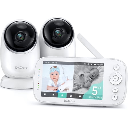 Motorola MBP855 Connect - Baby monitoring system - wireless - 5" LCD ...
