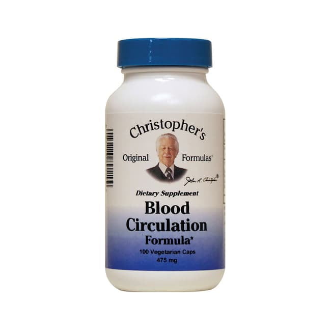 Dr. Christopher's Blood Circulation Formula 100 Veg Caps - Walmart.com